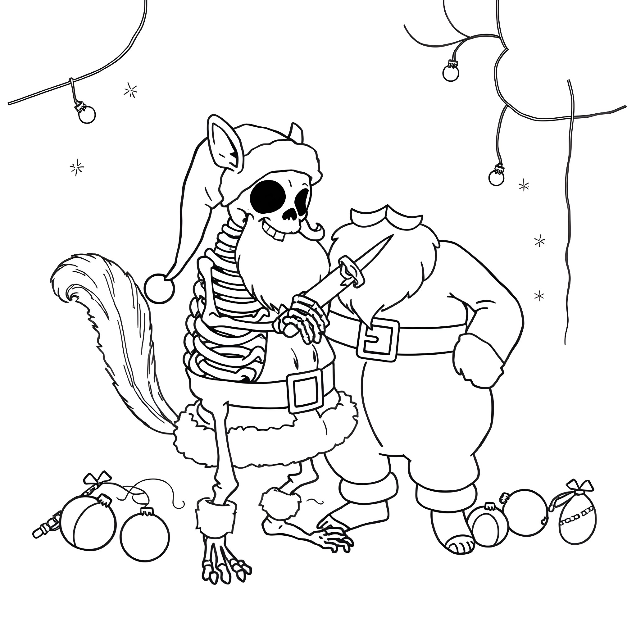 Best Skeleton Coloring Pages (Free Printable PDF)