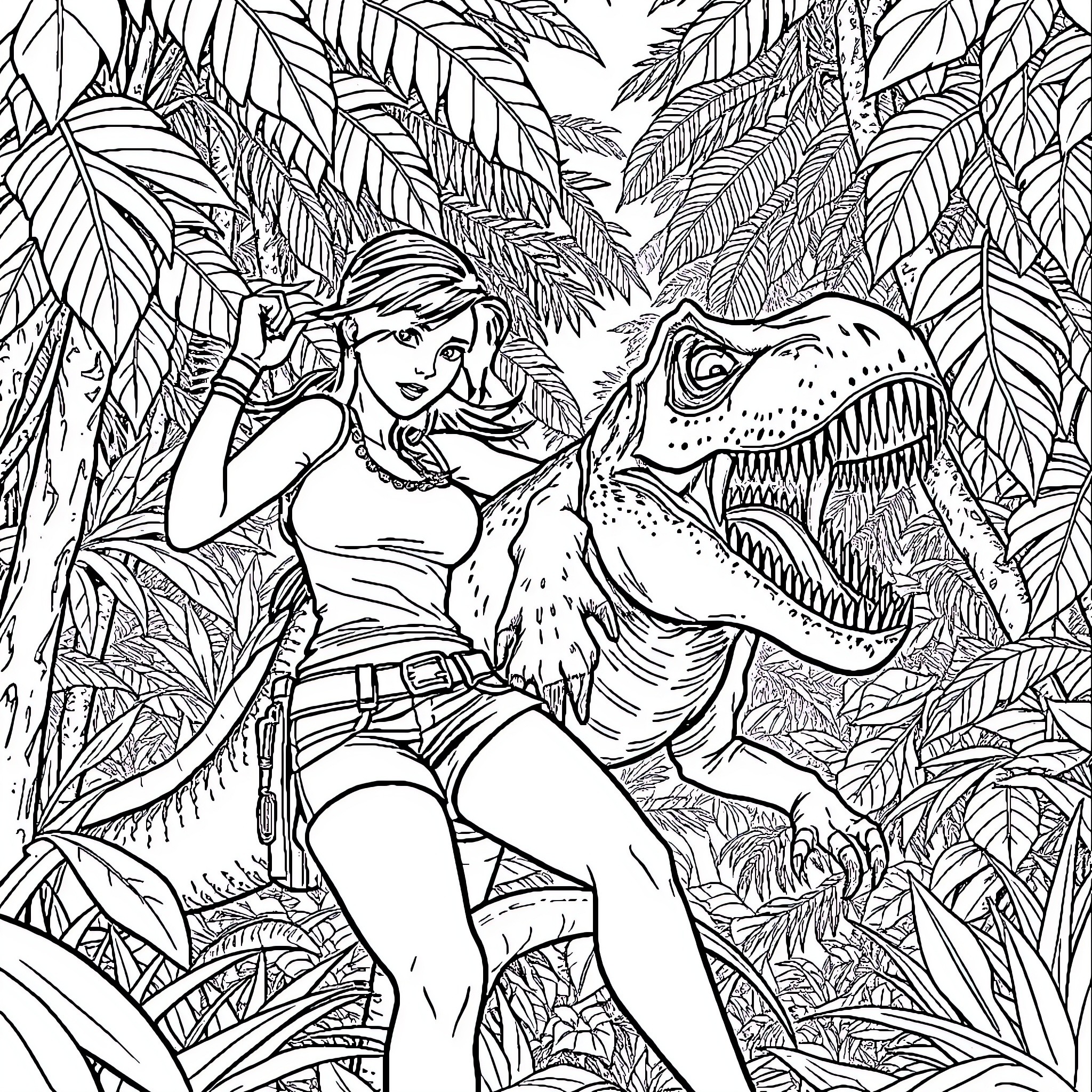 Best Lara Croft Coloring Pages (Free Printable PDF)