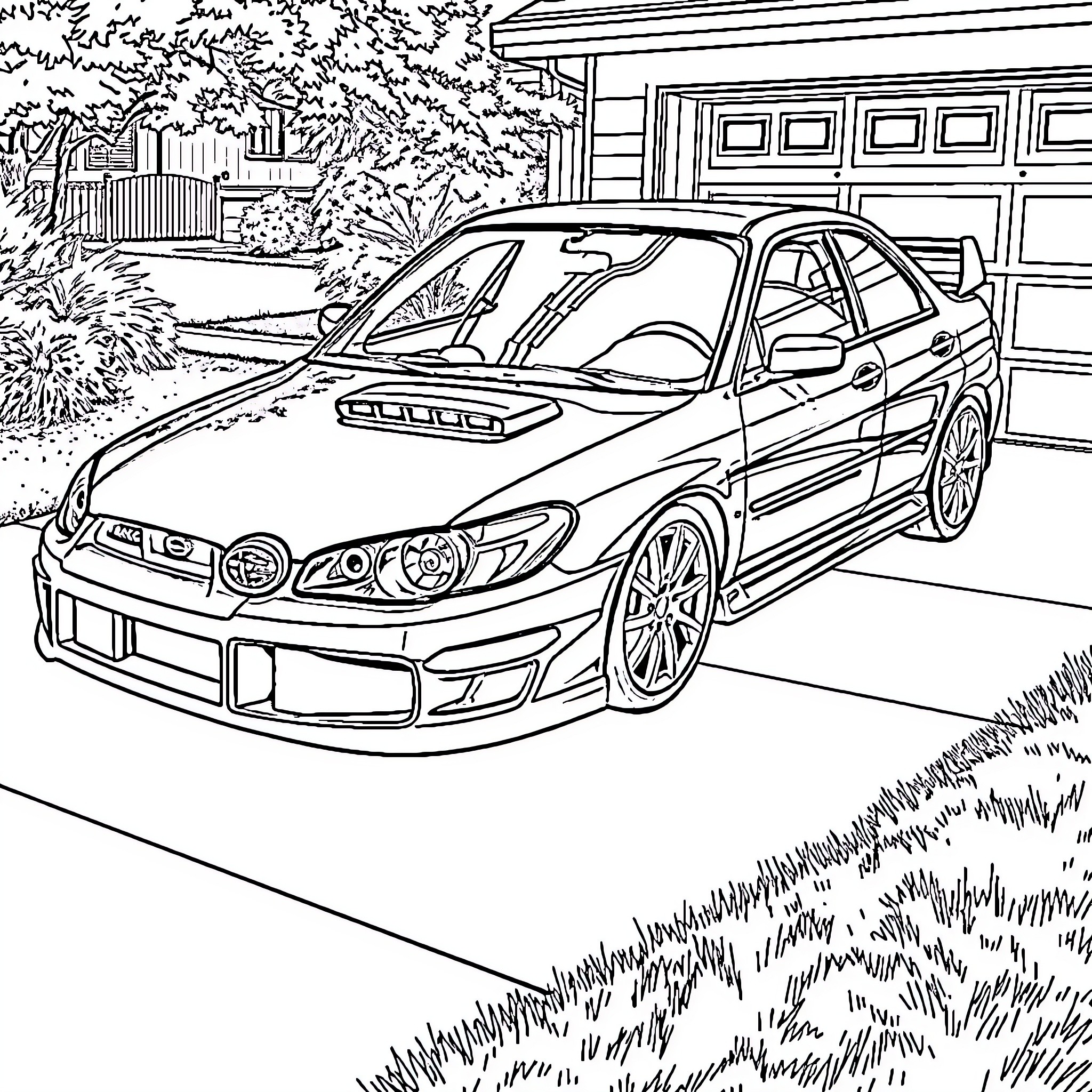 Best Subaru Coloring Pages (Free Printable PDF)