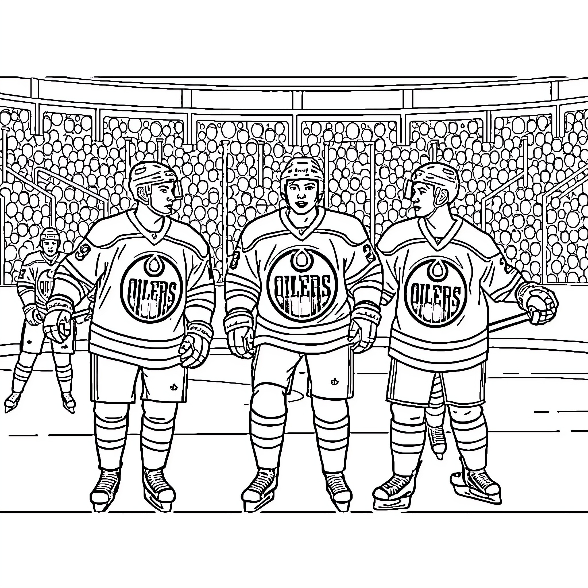 Best Edmonton Oilers Coloring Pages (Free Printable PDF)