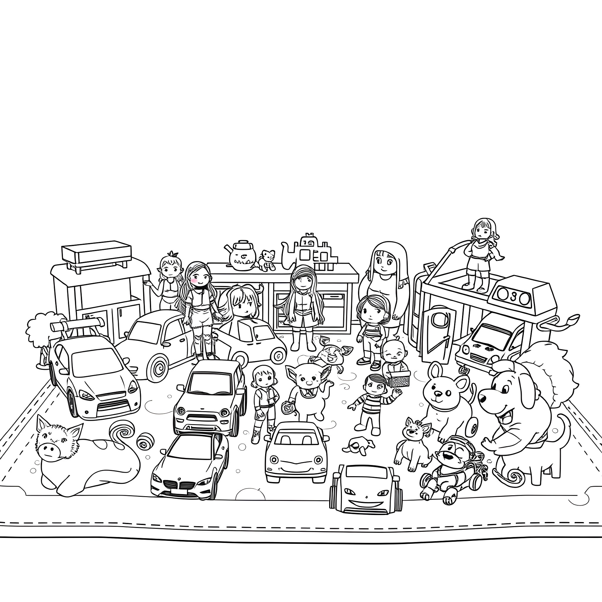 Best Toy Coloring Pages (Free Printable PDF)