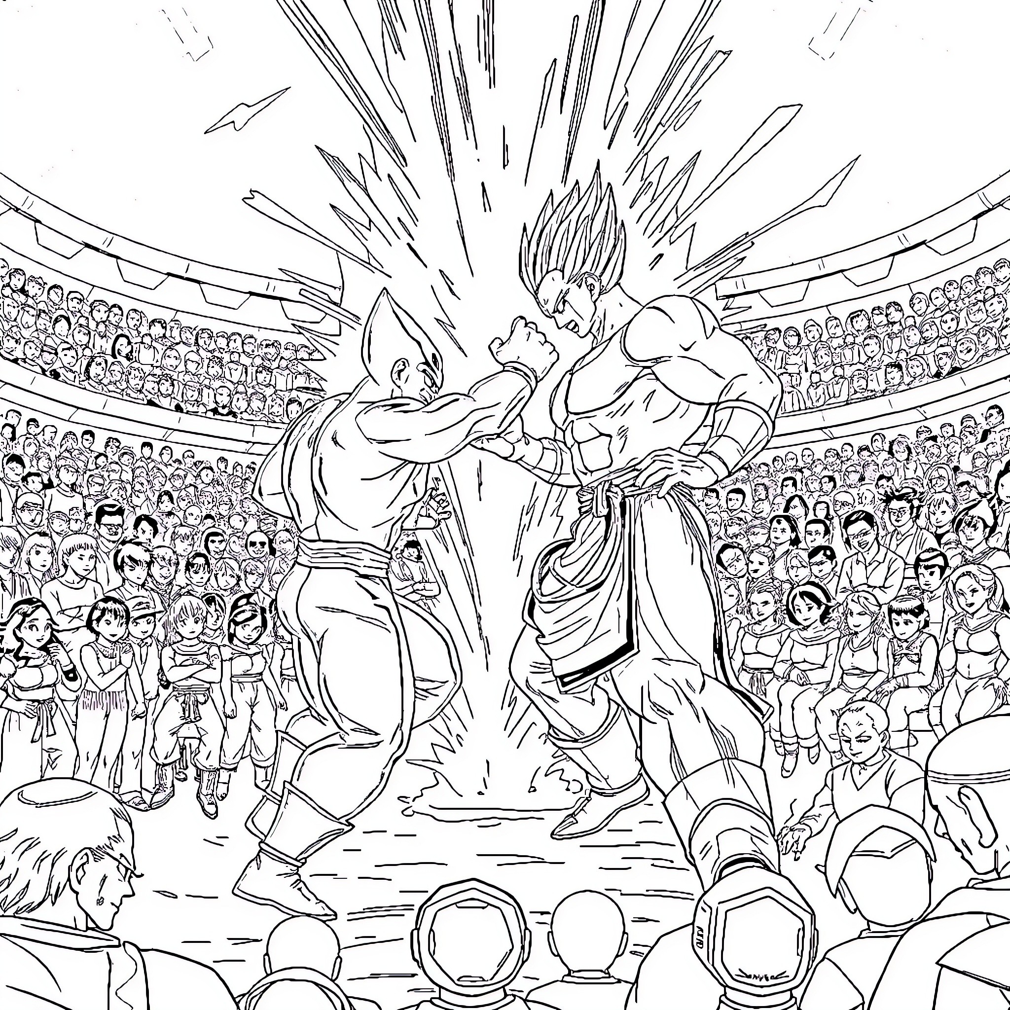 40 Best Sangoku Coloring Pages (Free Printable PDFs)