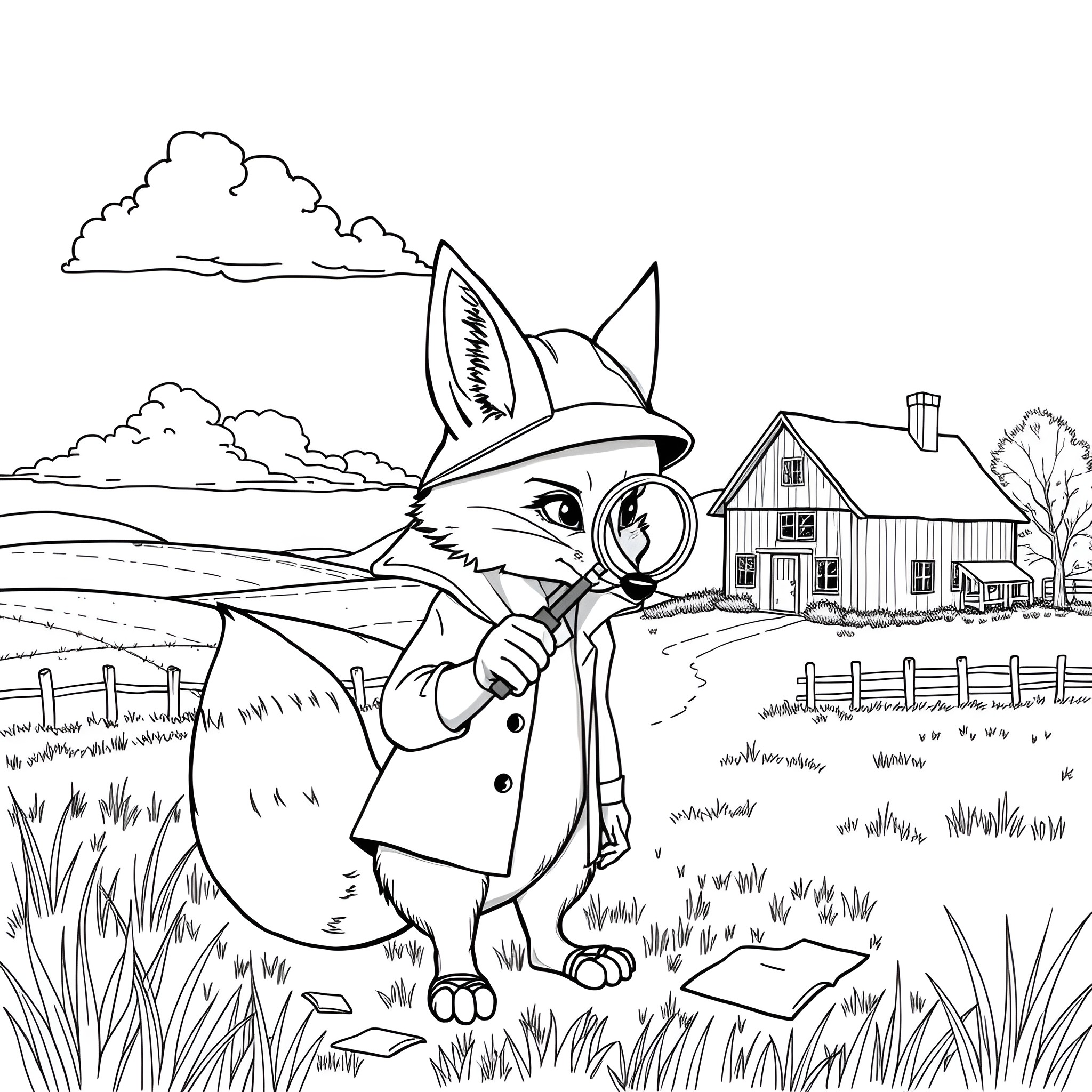 50 Best Fox Coloring Pages (Free Printable PDFs)