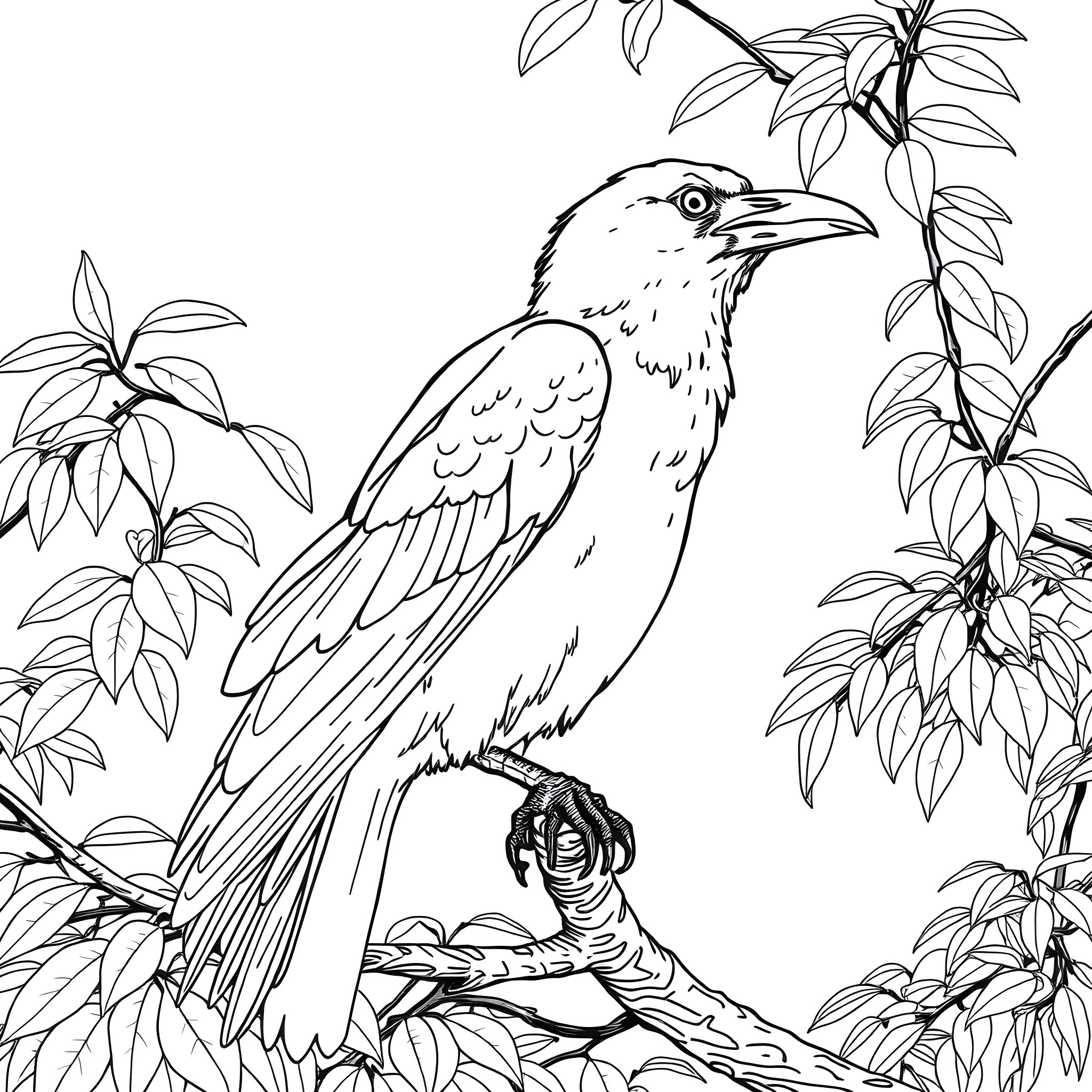Best Crow Coloring Pages (Free Printable PDF)