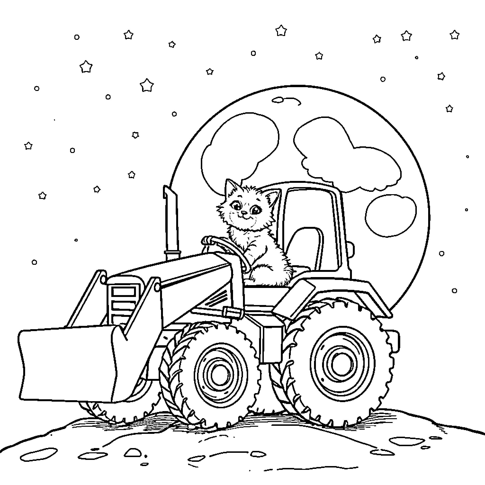 Best Digger Coloring Pages (Free Printable PDF)