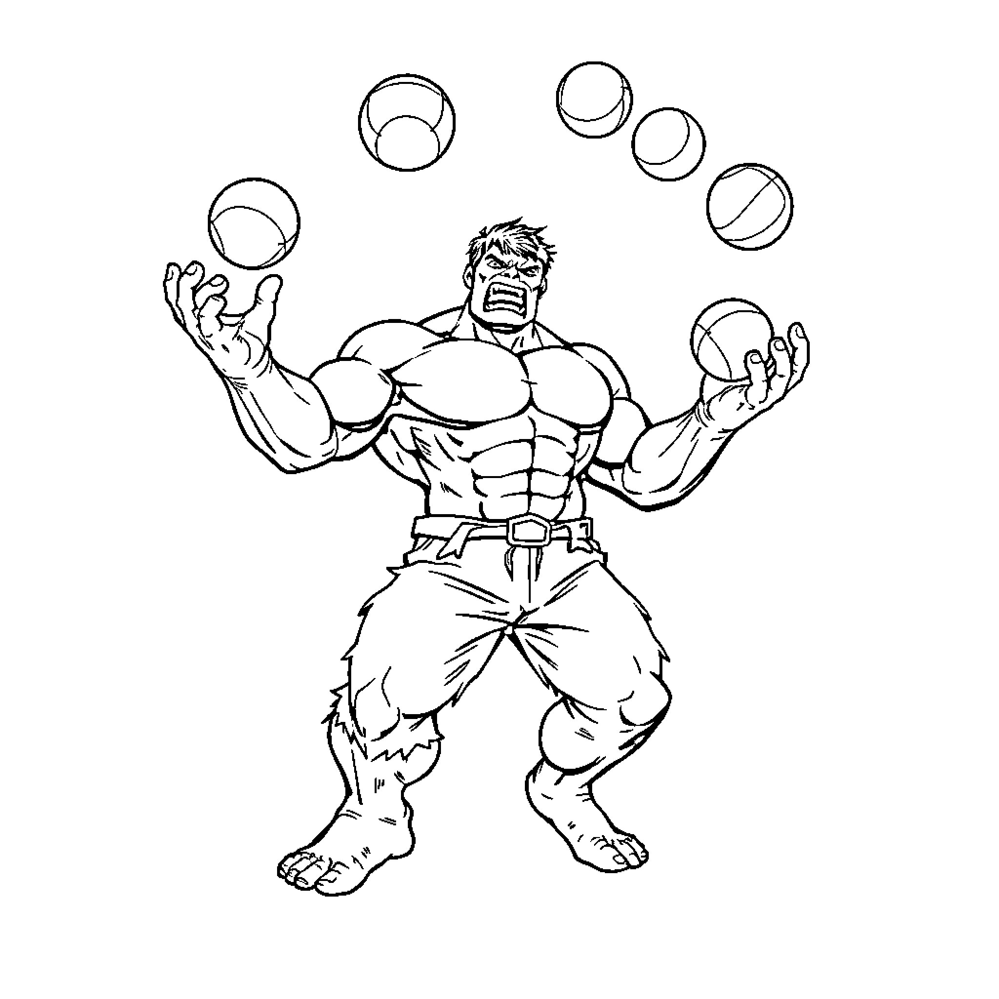 Best Hulk Coloring Pages (Free Printable PDF)