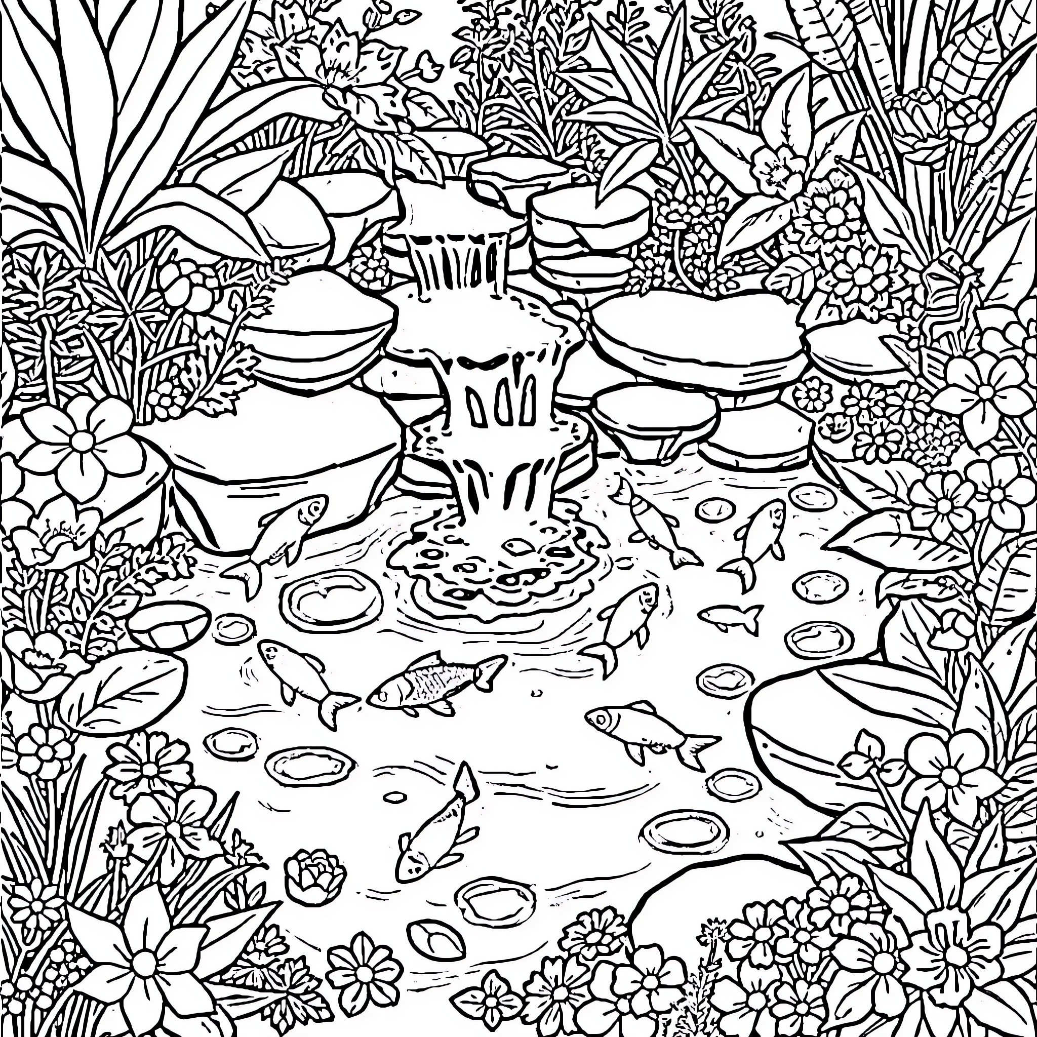 Best Pond Coloring Pages (Free Printable PDF)