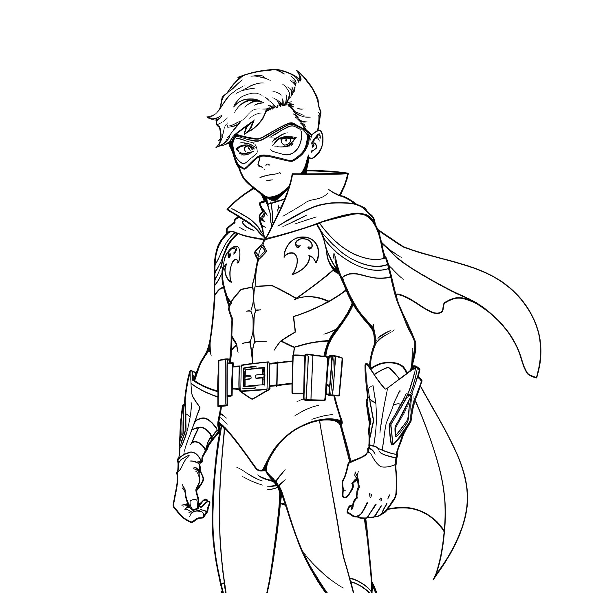 Best Damian Wayne Coloring Pages (Free Printable PDF)