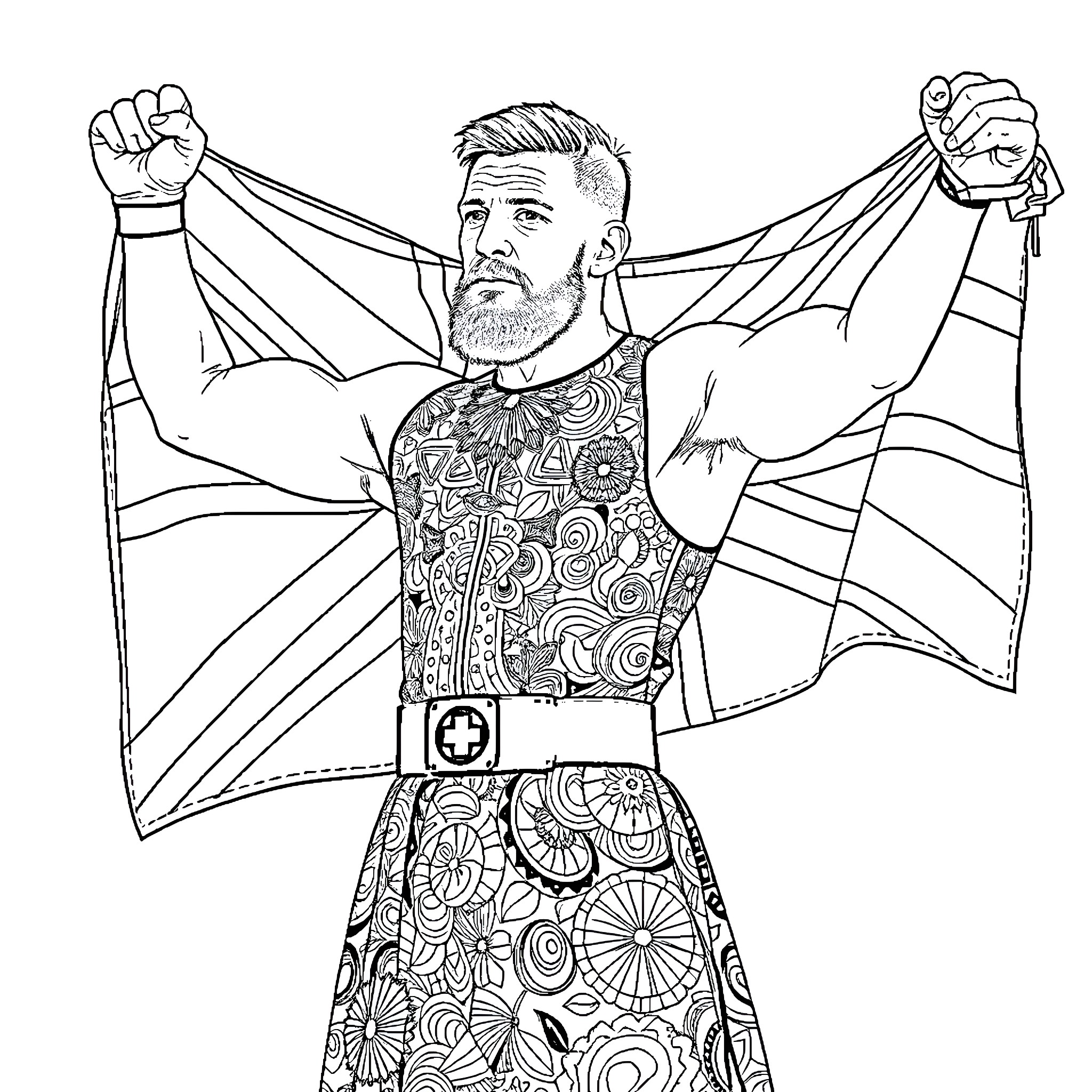 3 Best Connor McGregor Coloring Pages (Free Printable PDFs)