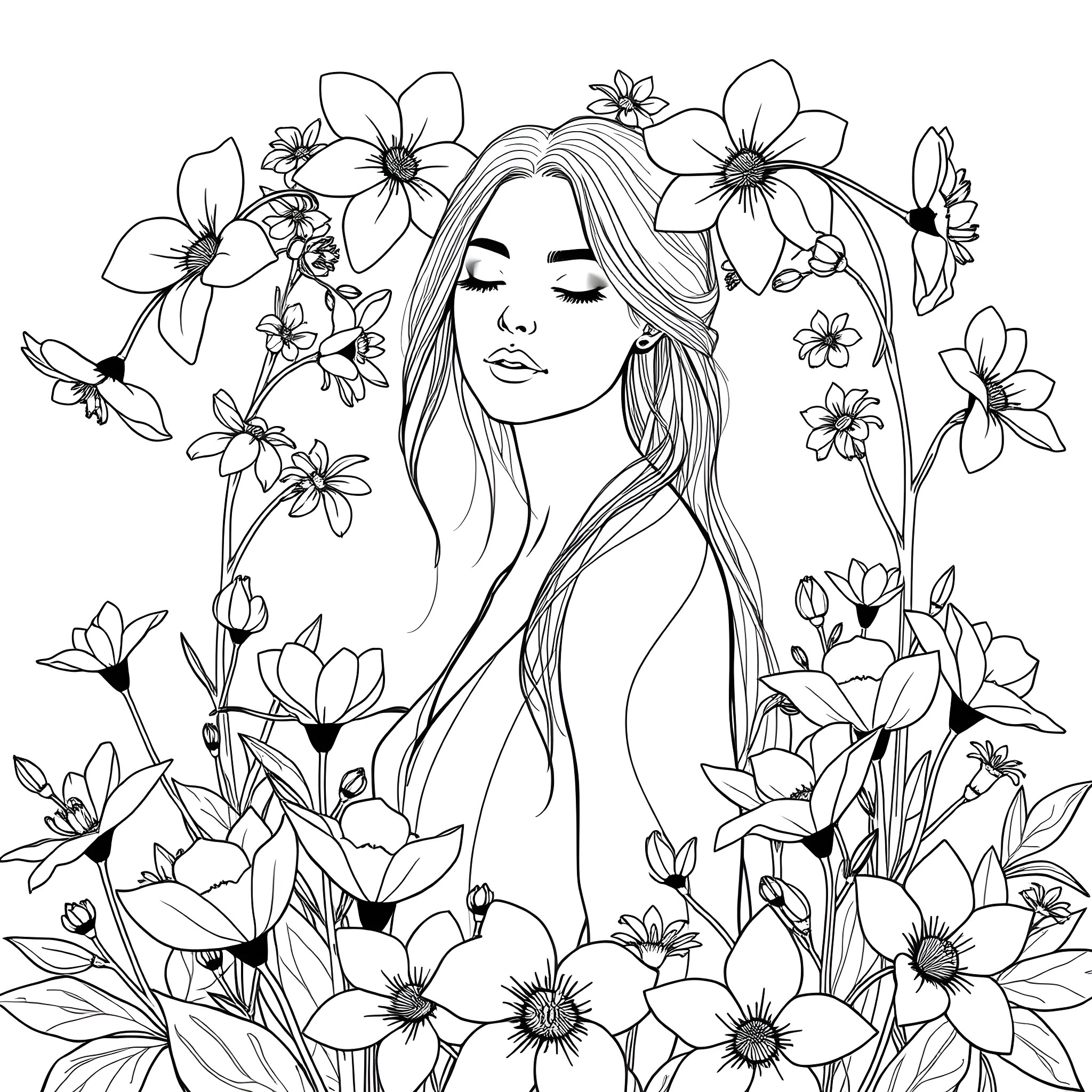 1476 Best Woman Coloring Pages (Free Printable PDFs)