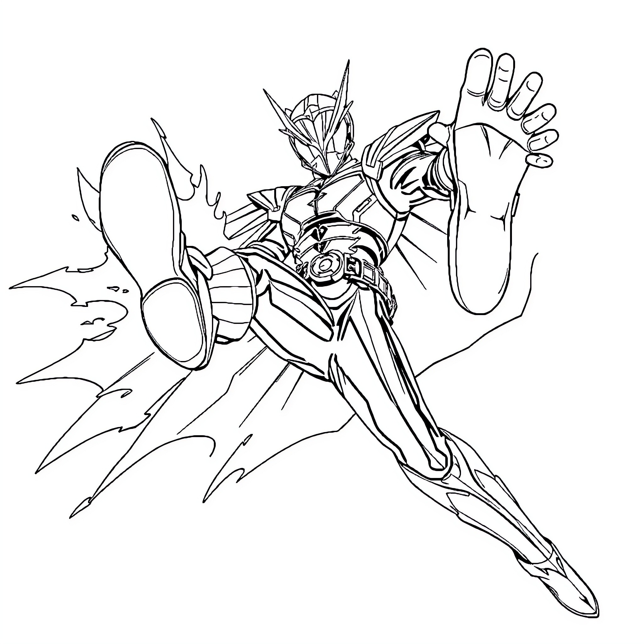 Best Kamen Rider Coloring Pages (Free Printable PDF)