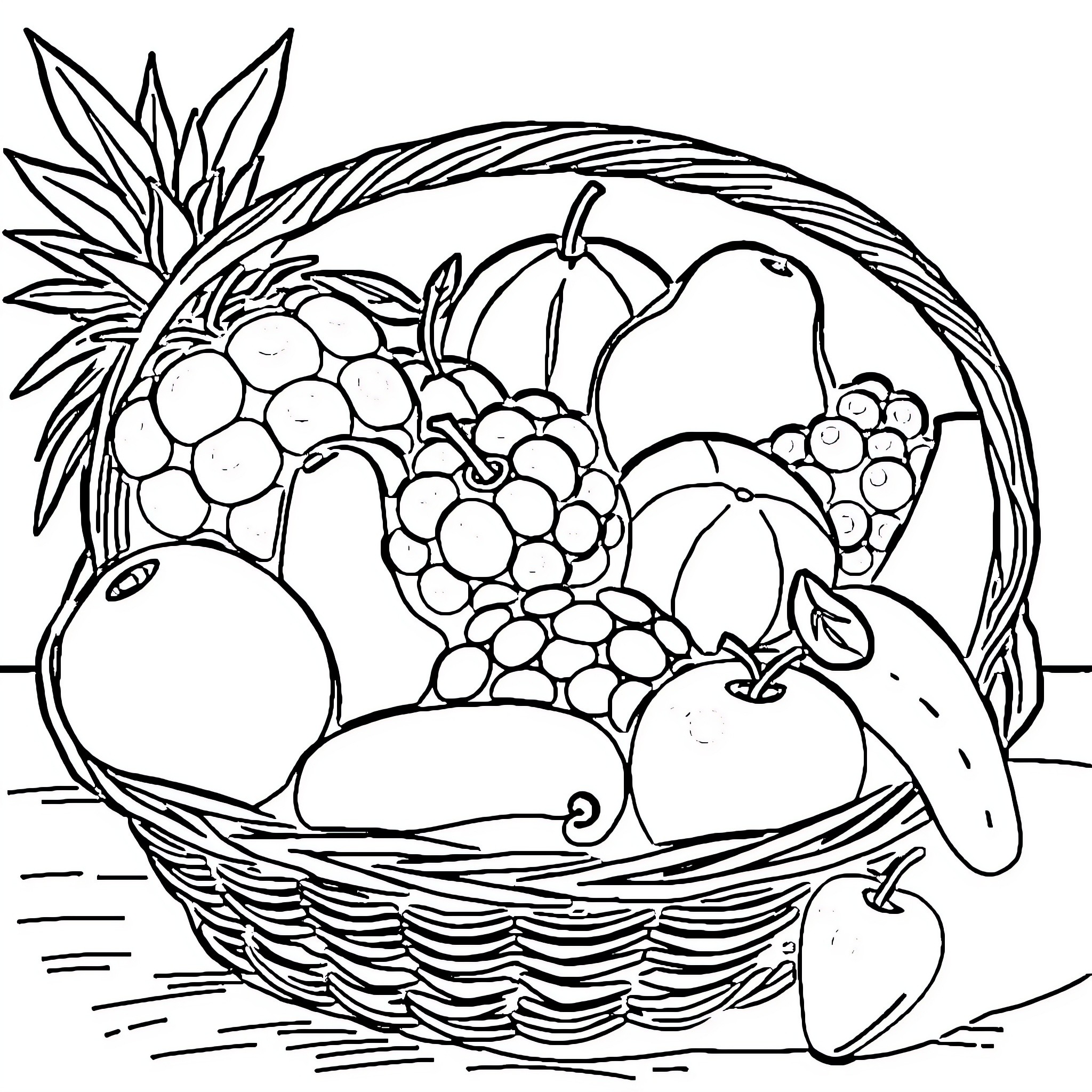 Best Fruit Coloring Pages (Free Printable PDF)