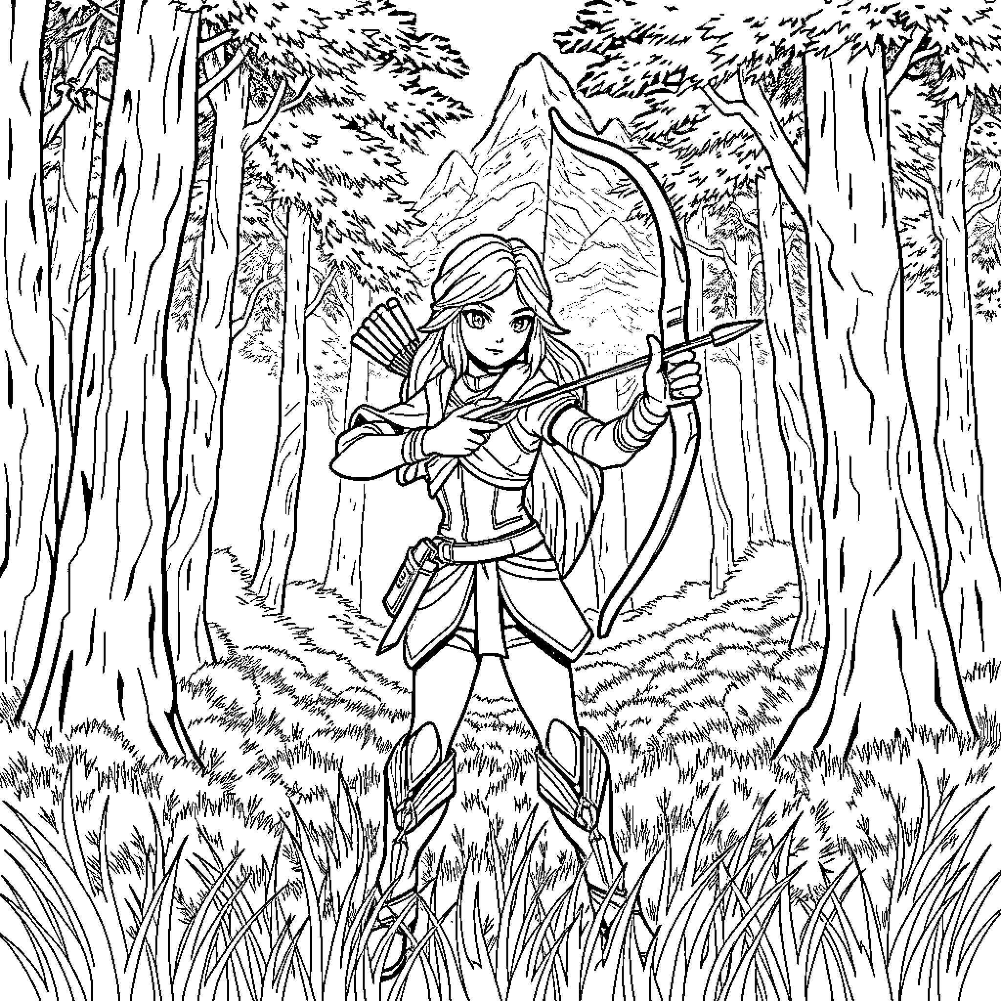 Best Huntrix Coloring Pages (Free Printable PDF)