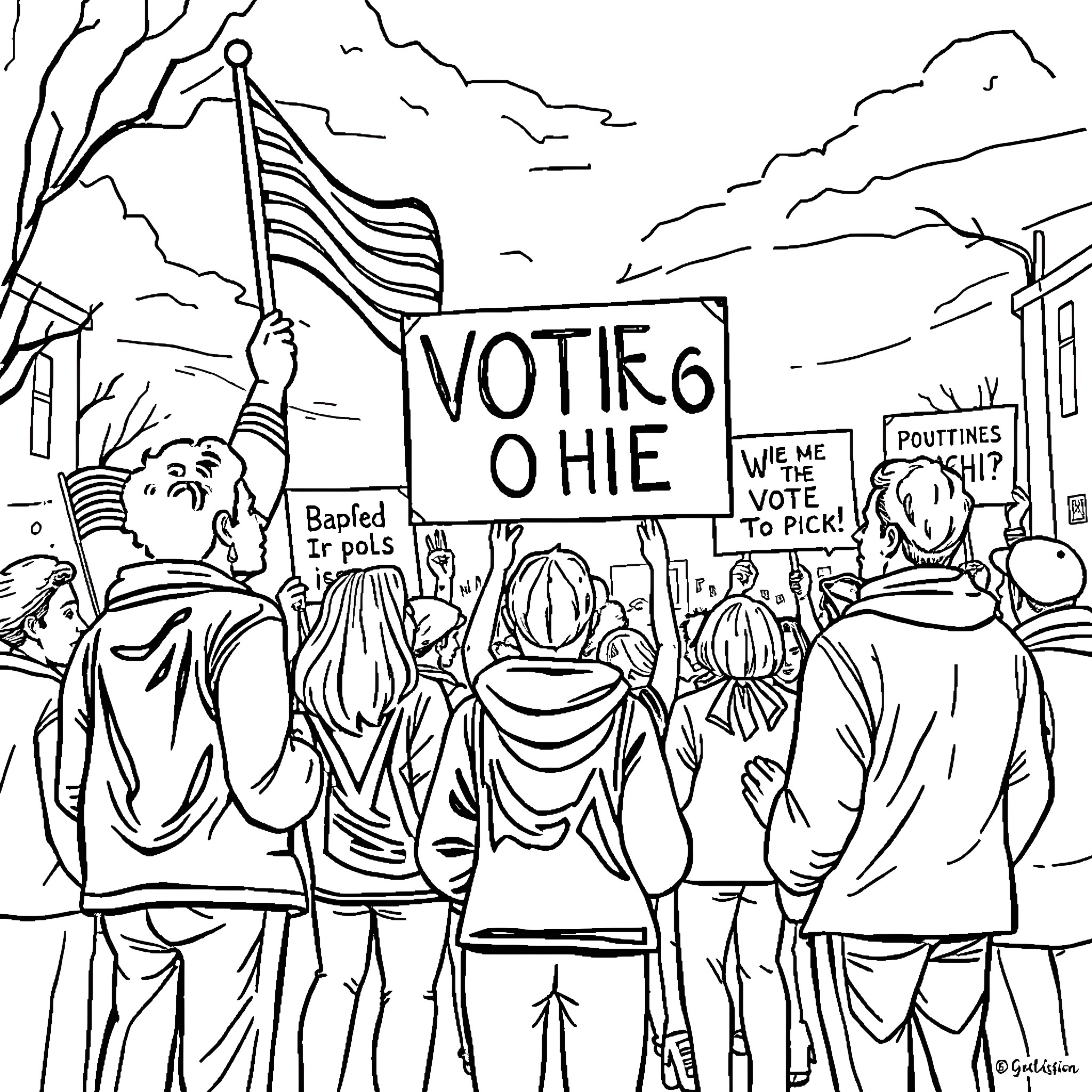1 Best Voting Rights Coloring Pages (Free Printable PDFs)