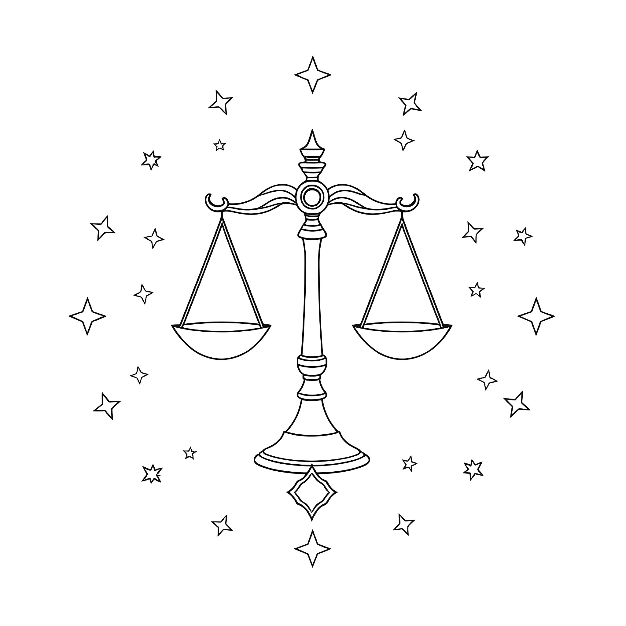 Best Libra Coloring Pages (Free Printable PDF)