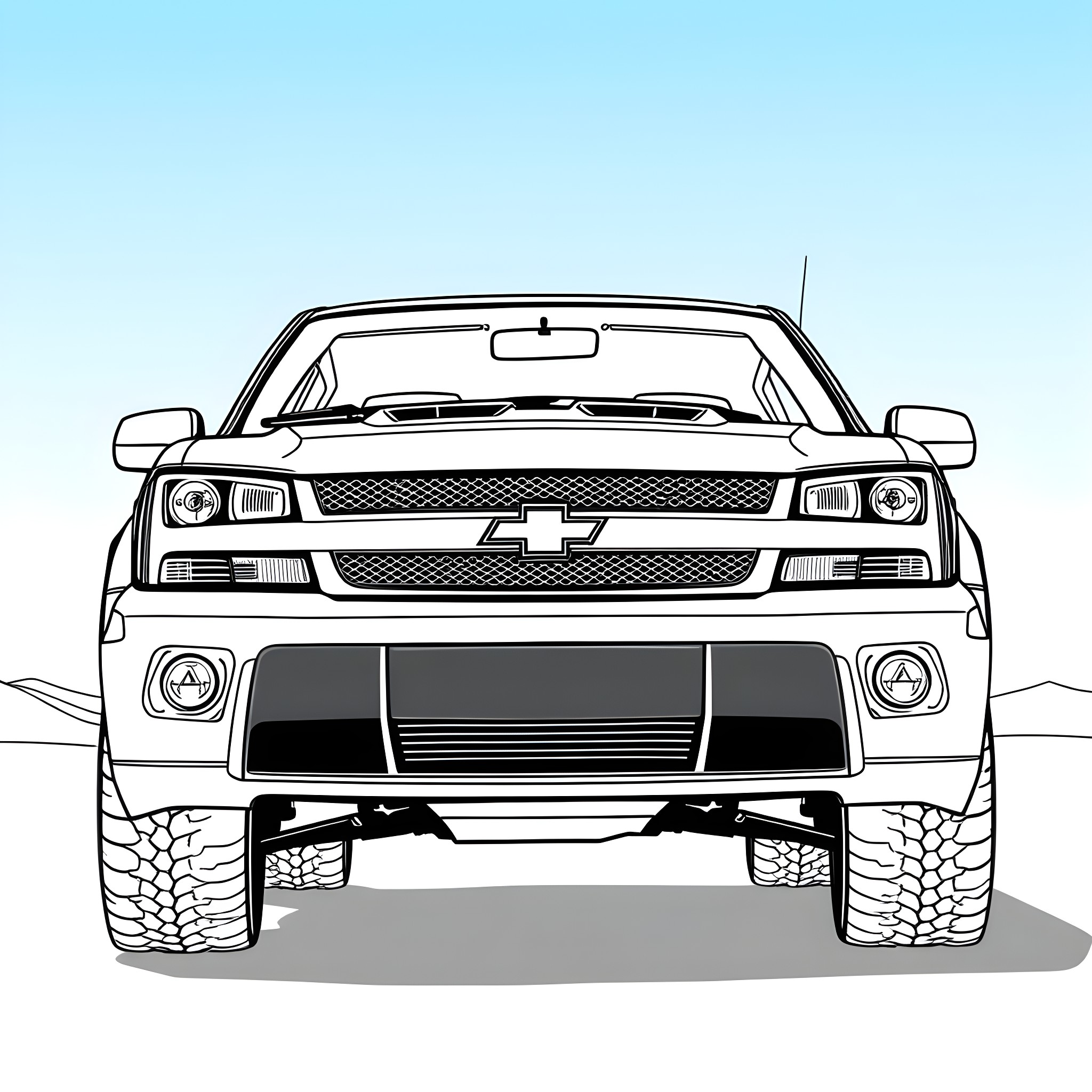 Best Chevrolet Coloring Pages (Free Printable PDF)