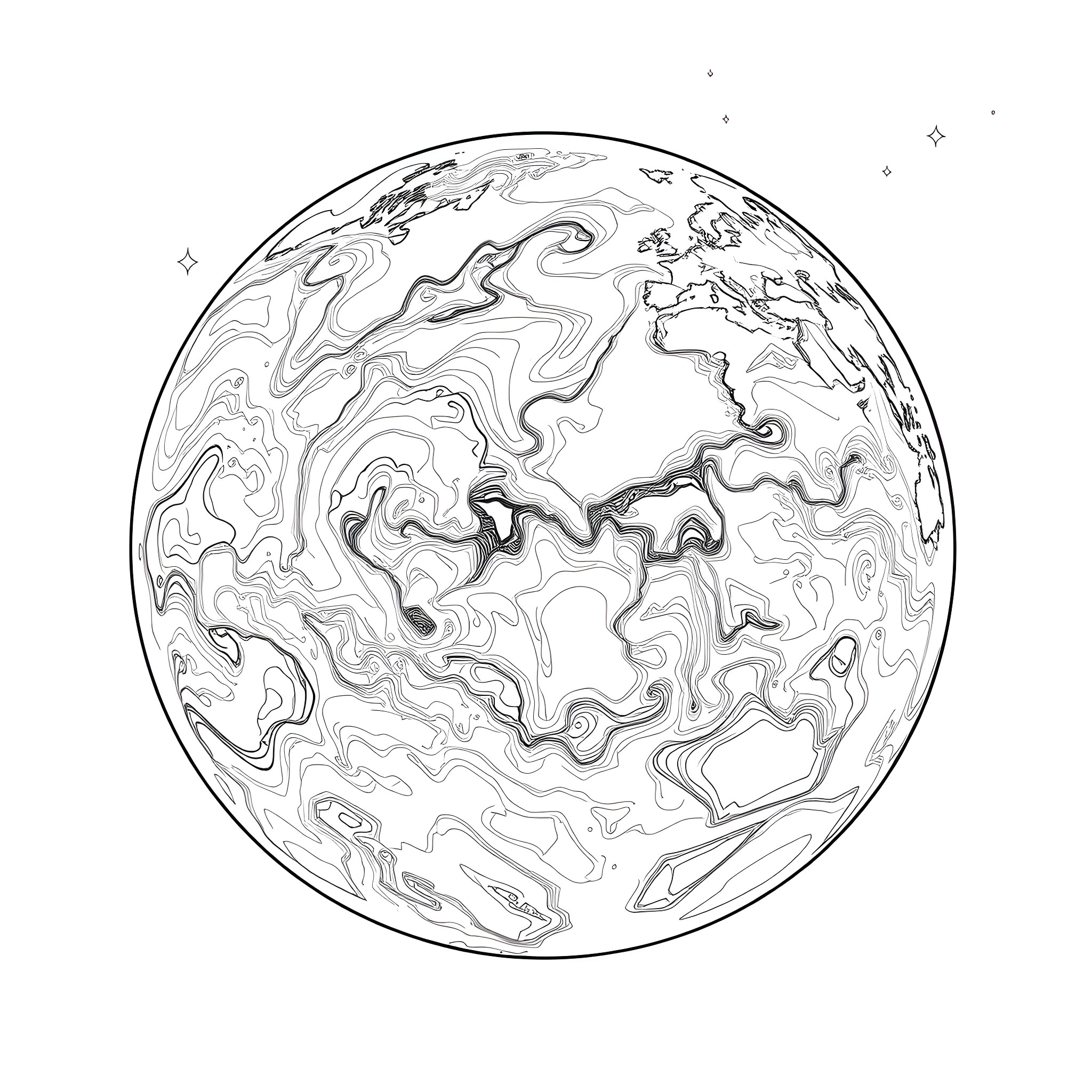 Best Earth Coloring Pages (Free Printable PDF)
