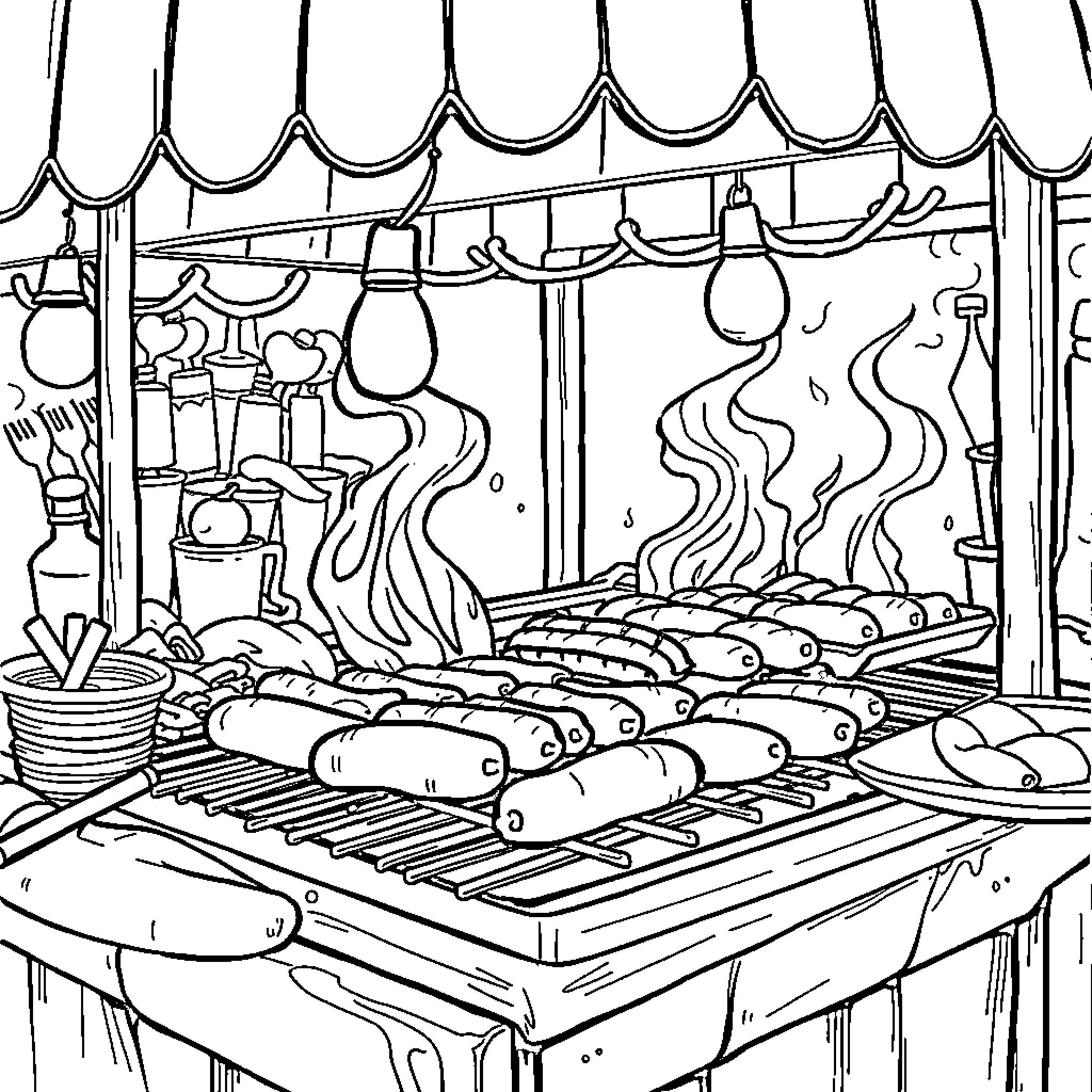 Best Bratwurst Coloring Pages (Free Printable PDF)