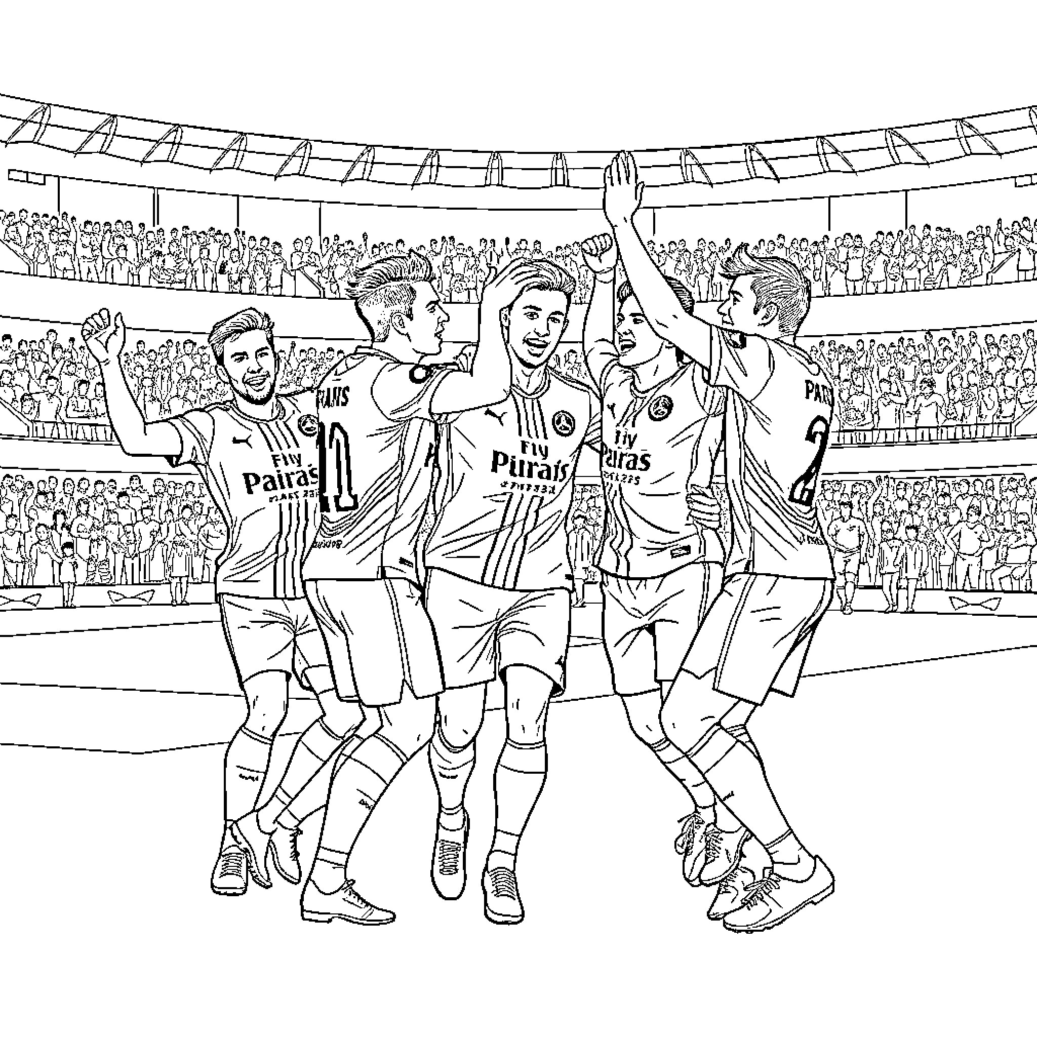 Best PSG Coloring Pages (Free Printable PDF)