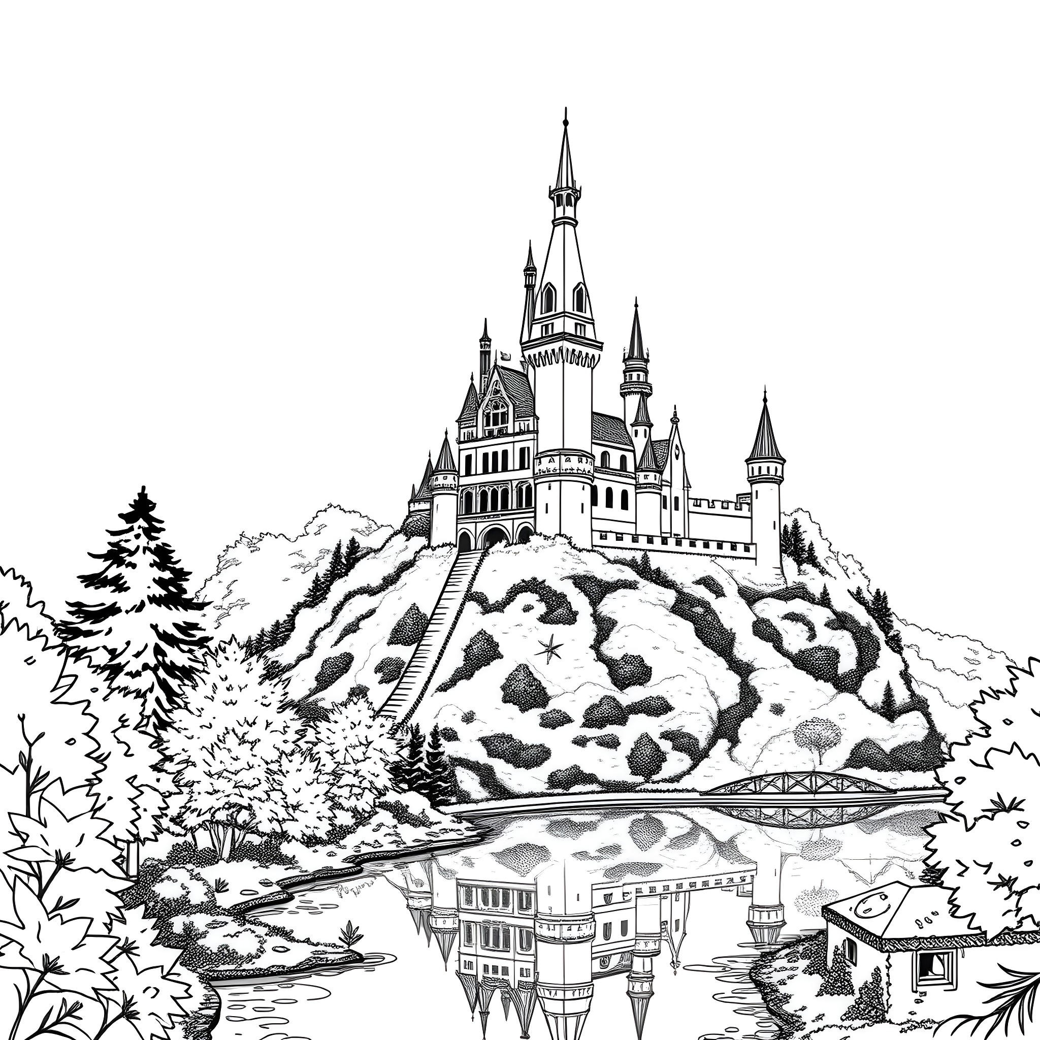 Best Castle Coloring Pages (Free Printable PDF)
