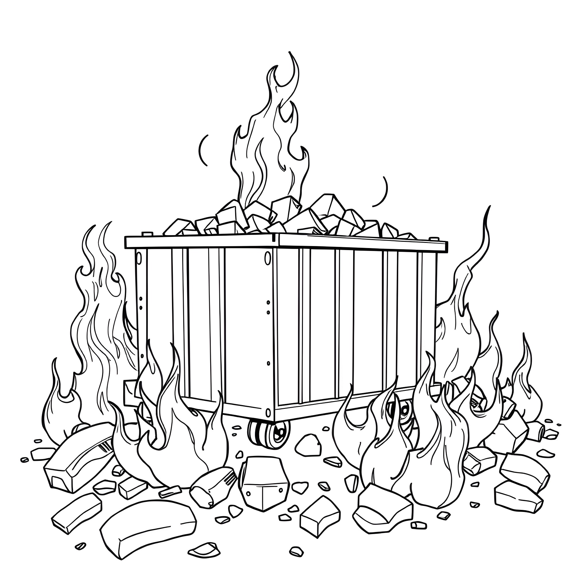 Best Dumpster Coloring Pages (Free Printable PDF)