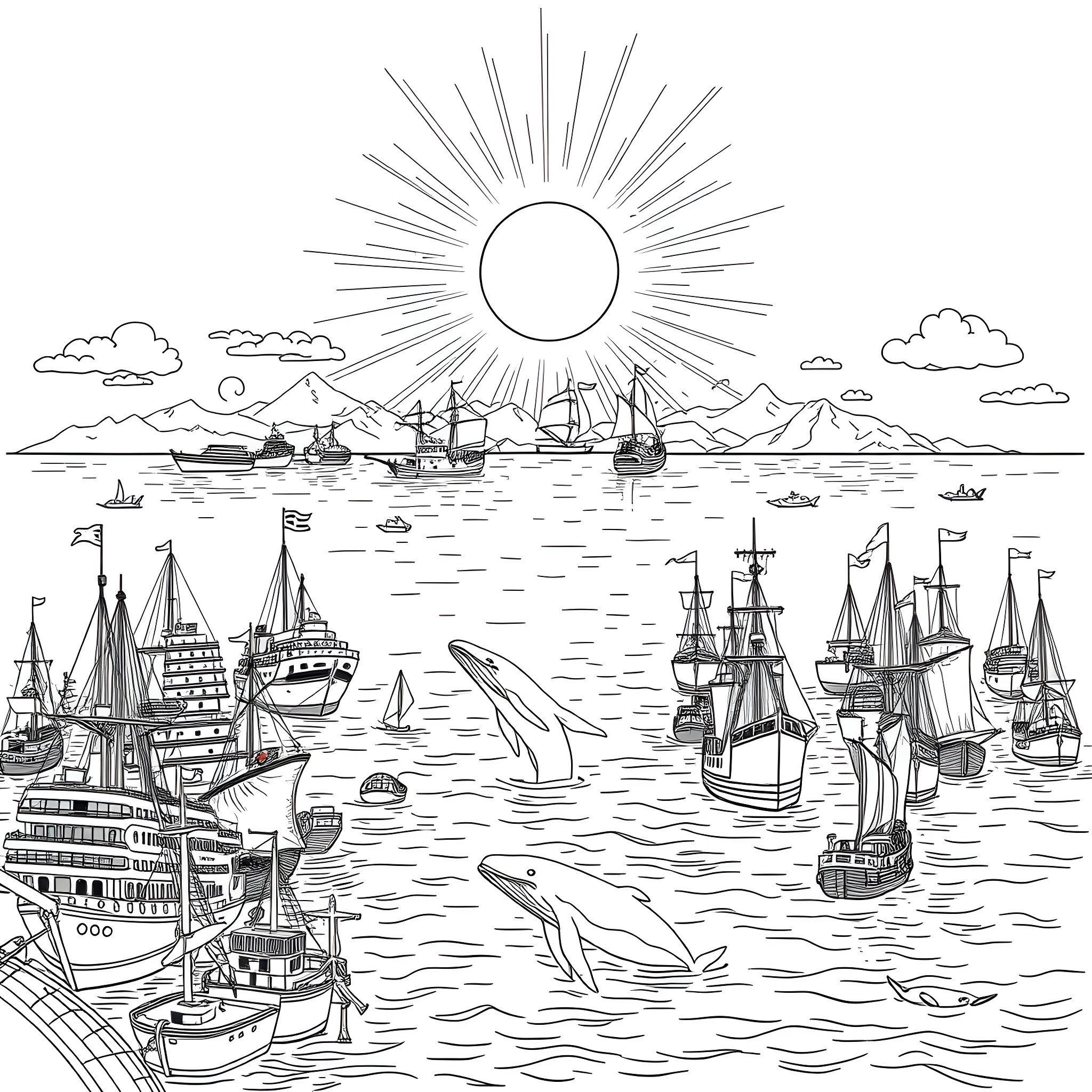 Best Ship Coloring Pages (Free Printable PDF)
