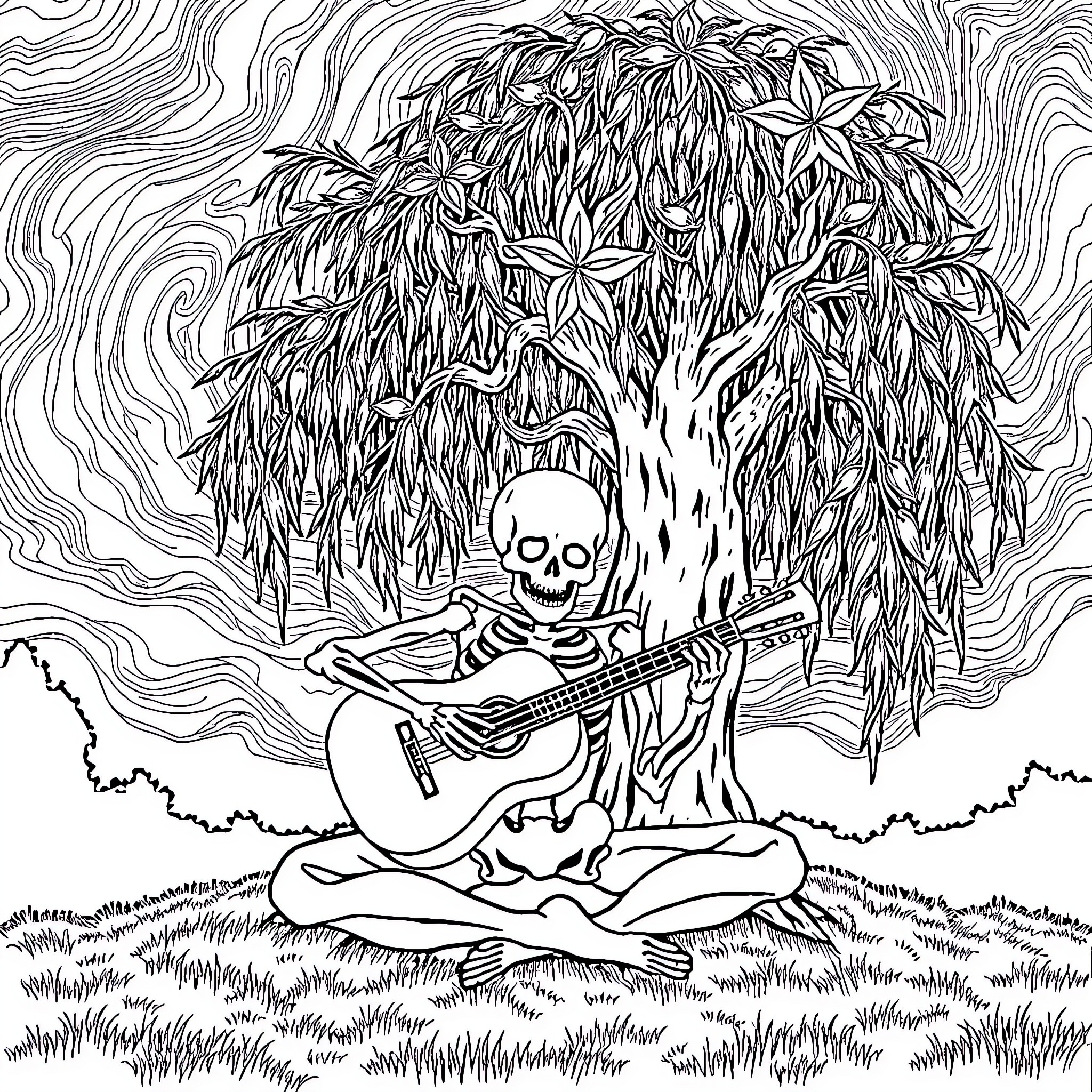 Best Skeleton Coloring Pages (Free Printable PDF)