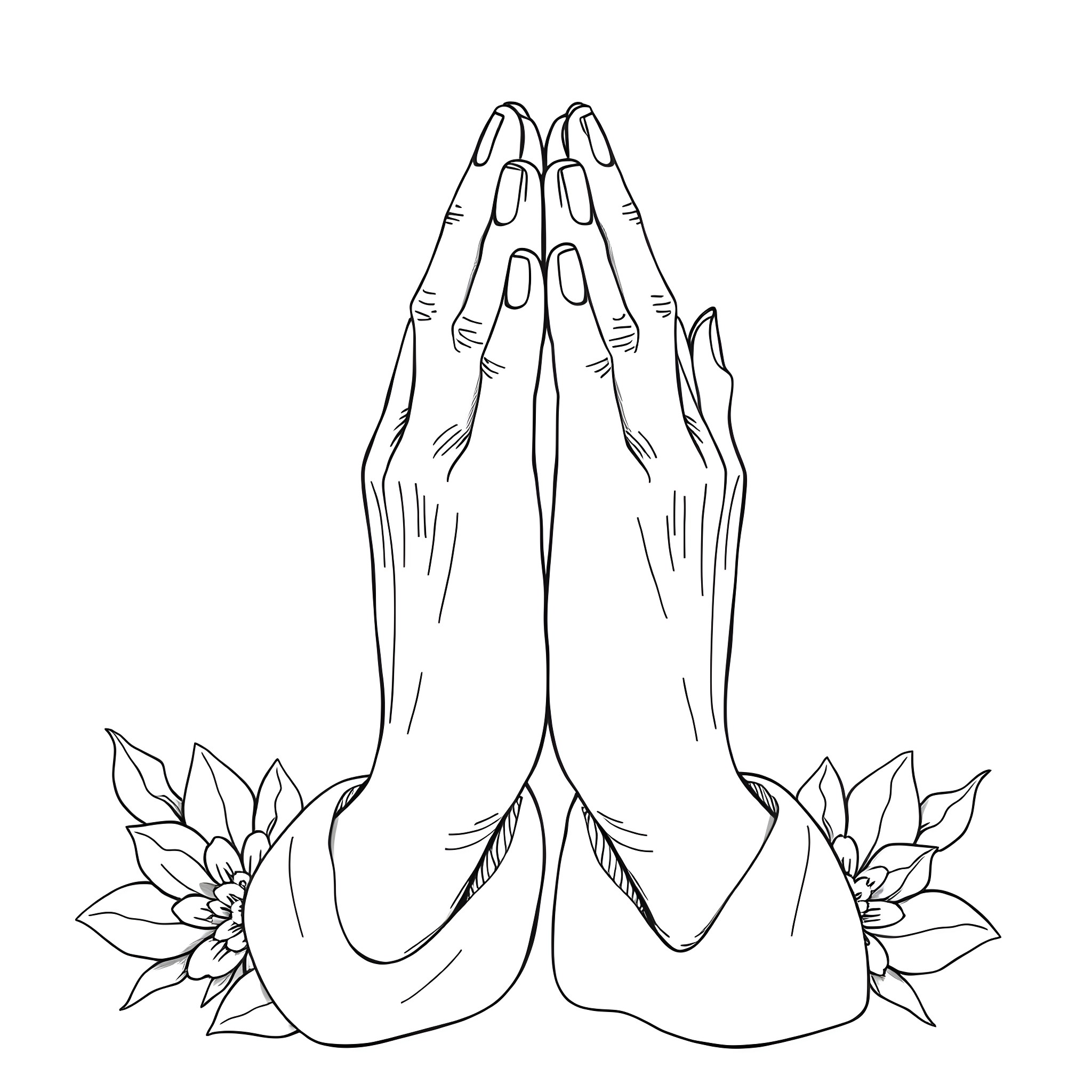 8 Best Praying Hands Coloring Pages (Free Printable PDFs)
