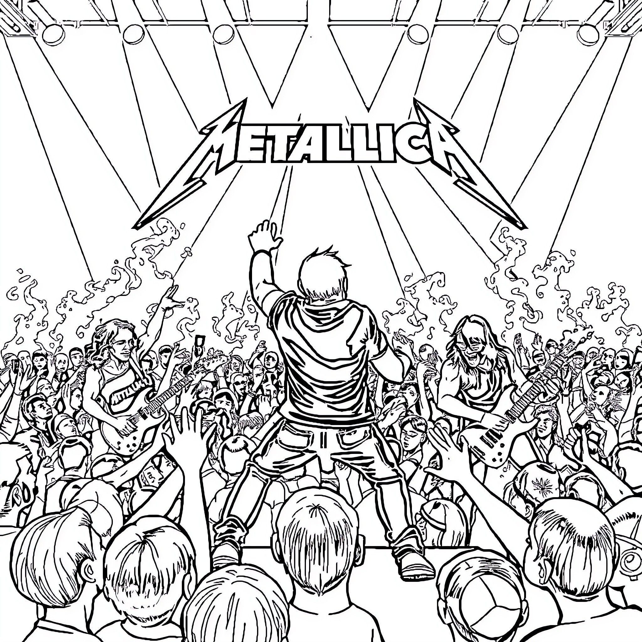 Best Metallica Coloring Pages (Free Printable PDF)