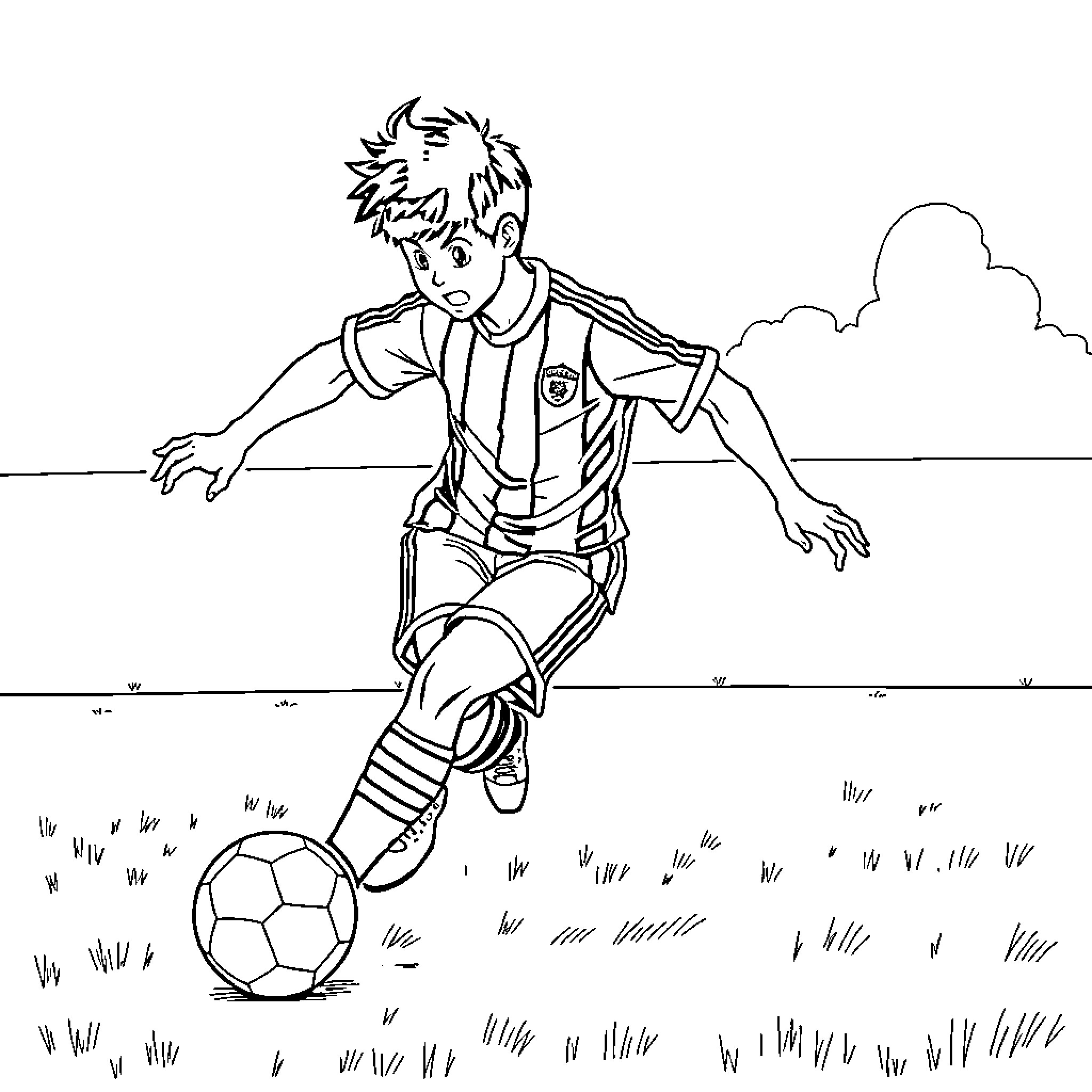 Best Captain Tsubasa Coloring Pages (Free Printable PDF)