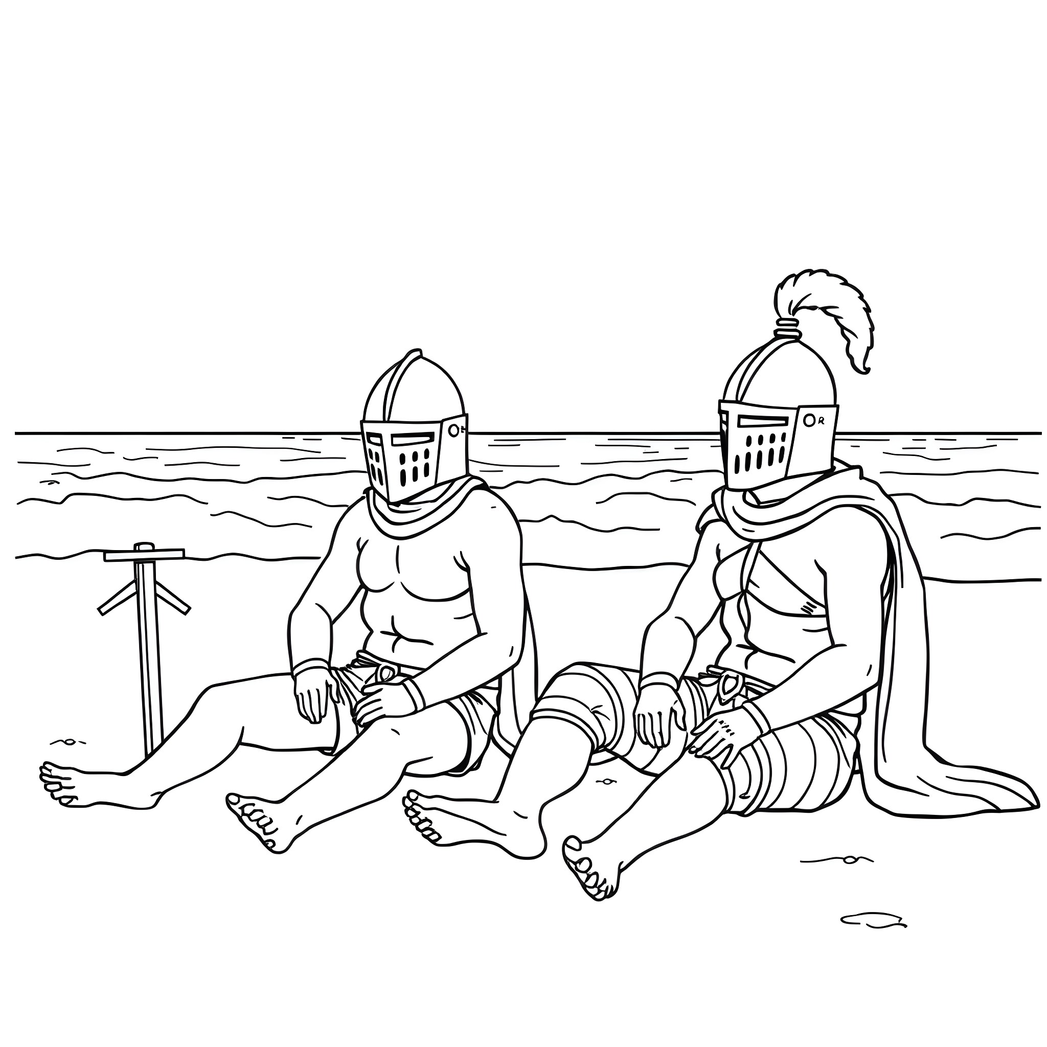 Best Knight Coloring Pages (Free Printable PDF)