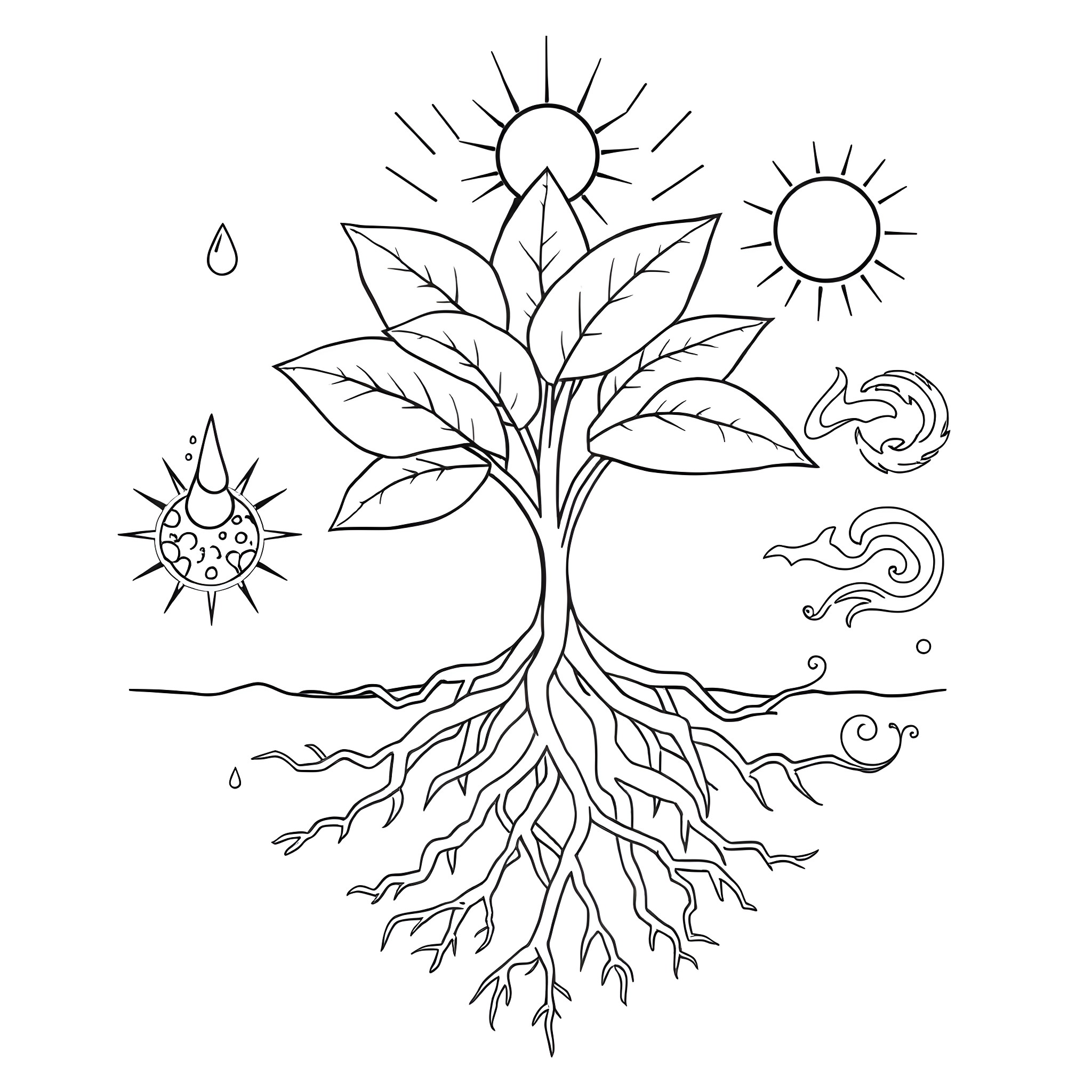 Best Plant Coloring Pages (Free Printable PDF)