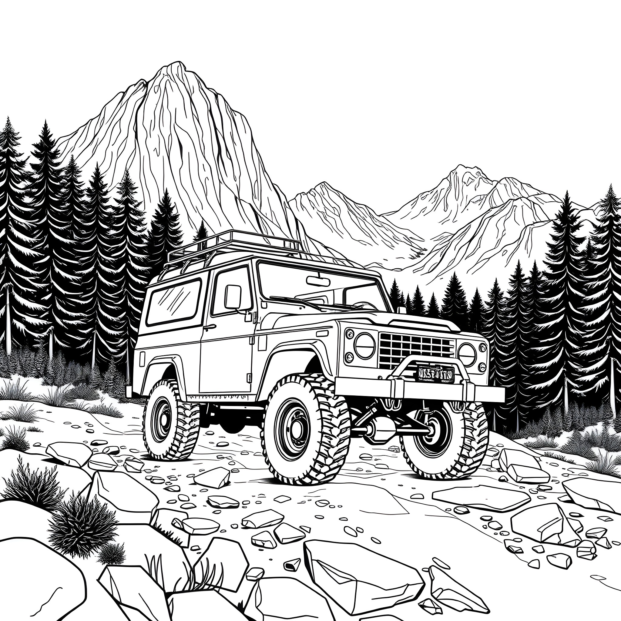 Best 4x4 Coloring Pages (Free Printable PDF)