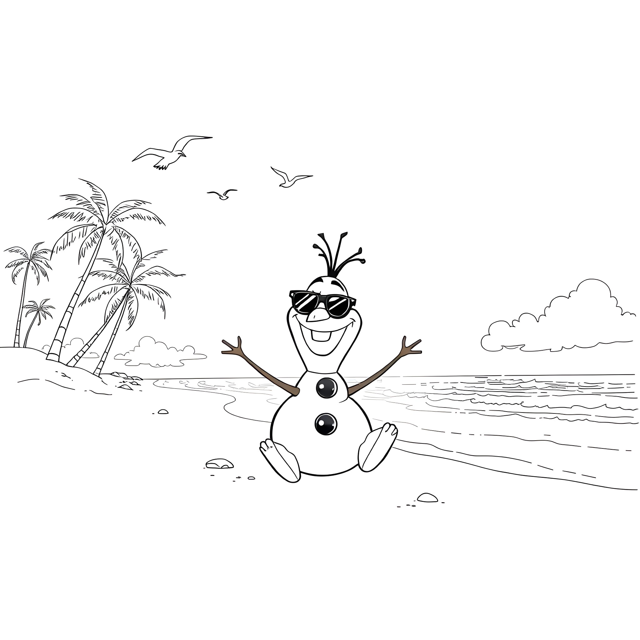 43 Best Olaf Coloring Pages (Free Printable PDFs)