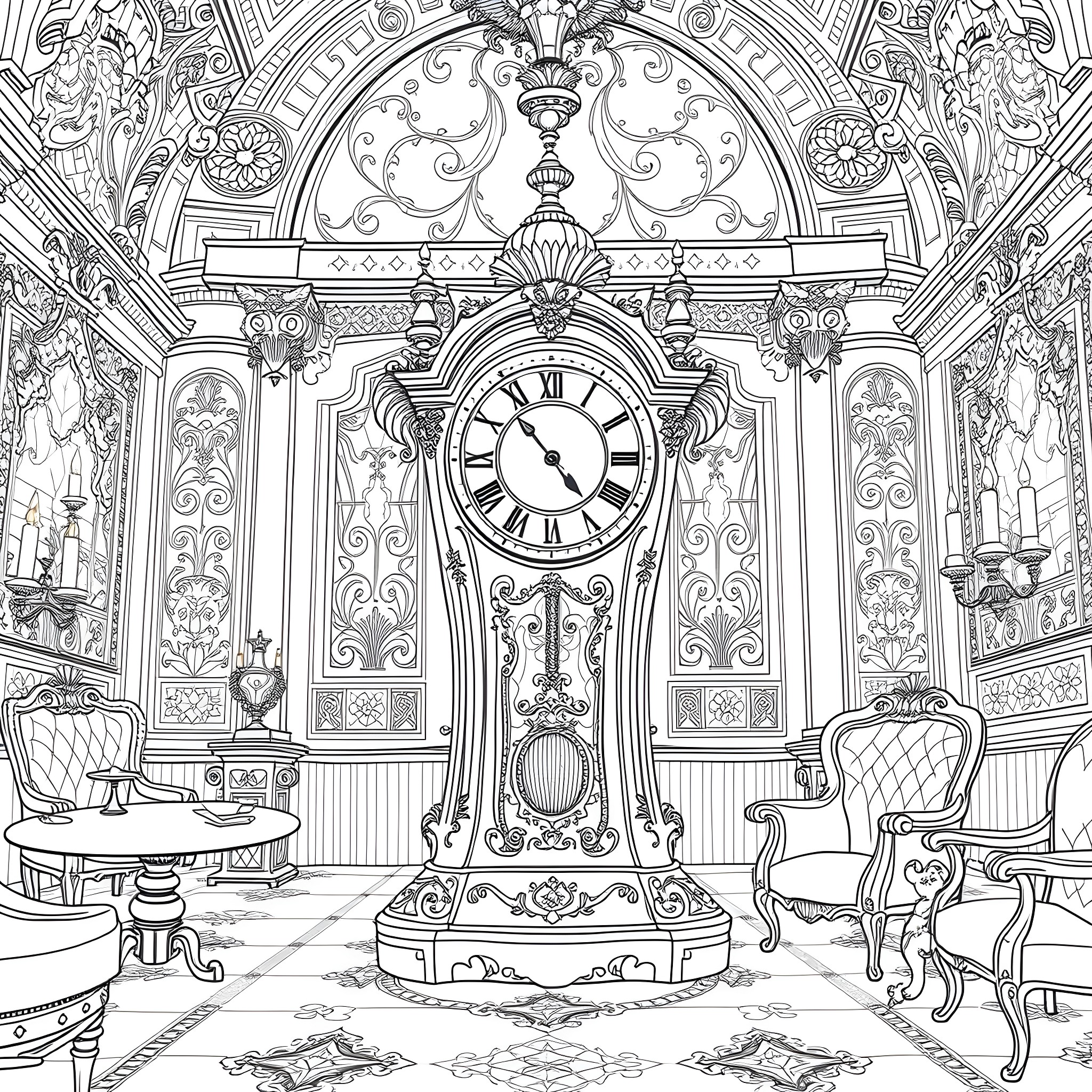 11 Best Cogsworth Coloring Pages (Free Printable PDFs)