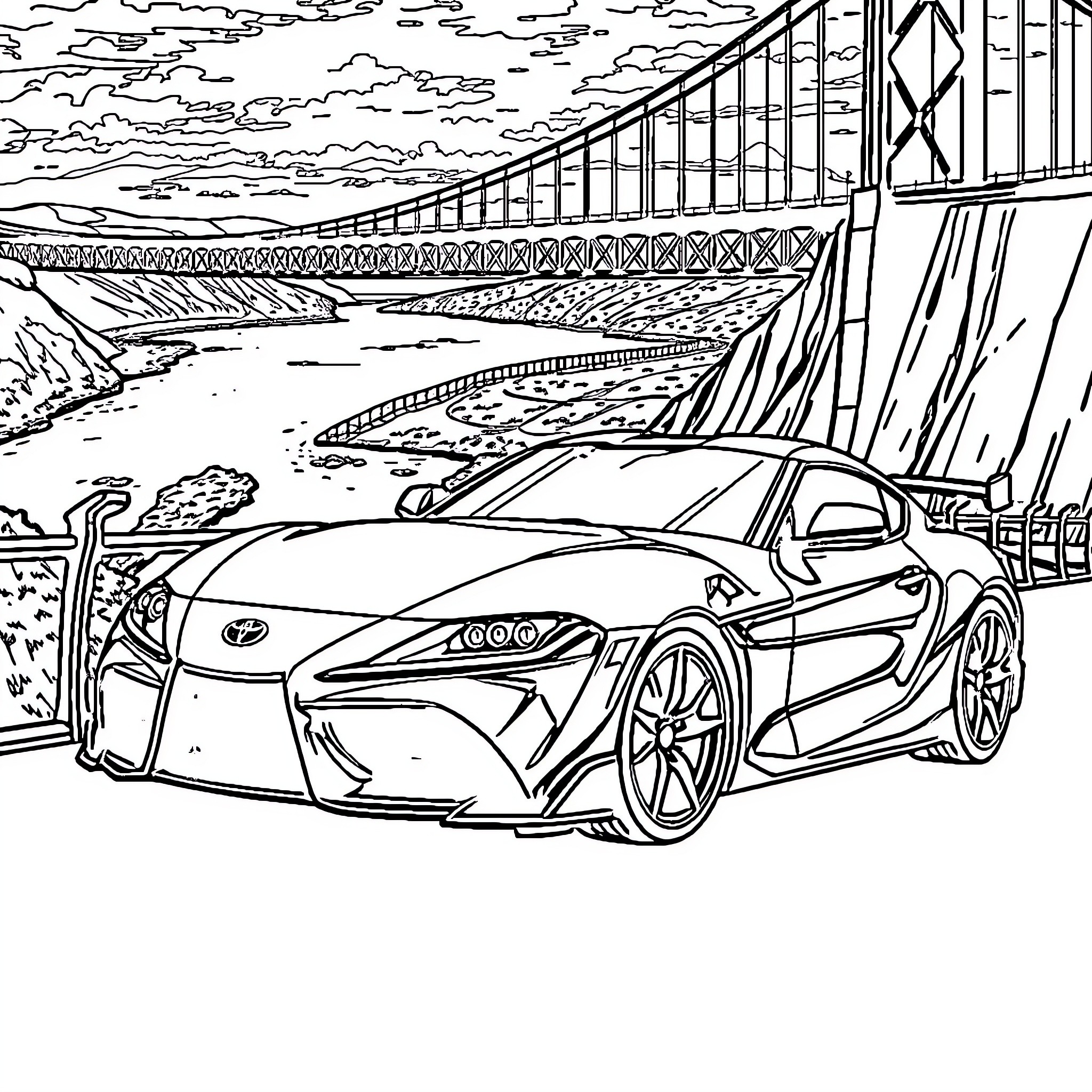Best Toyota Supra Coloring Pages (Free Printable PDF)
