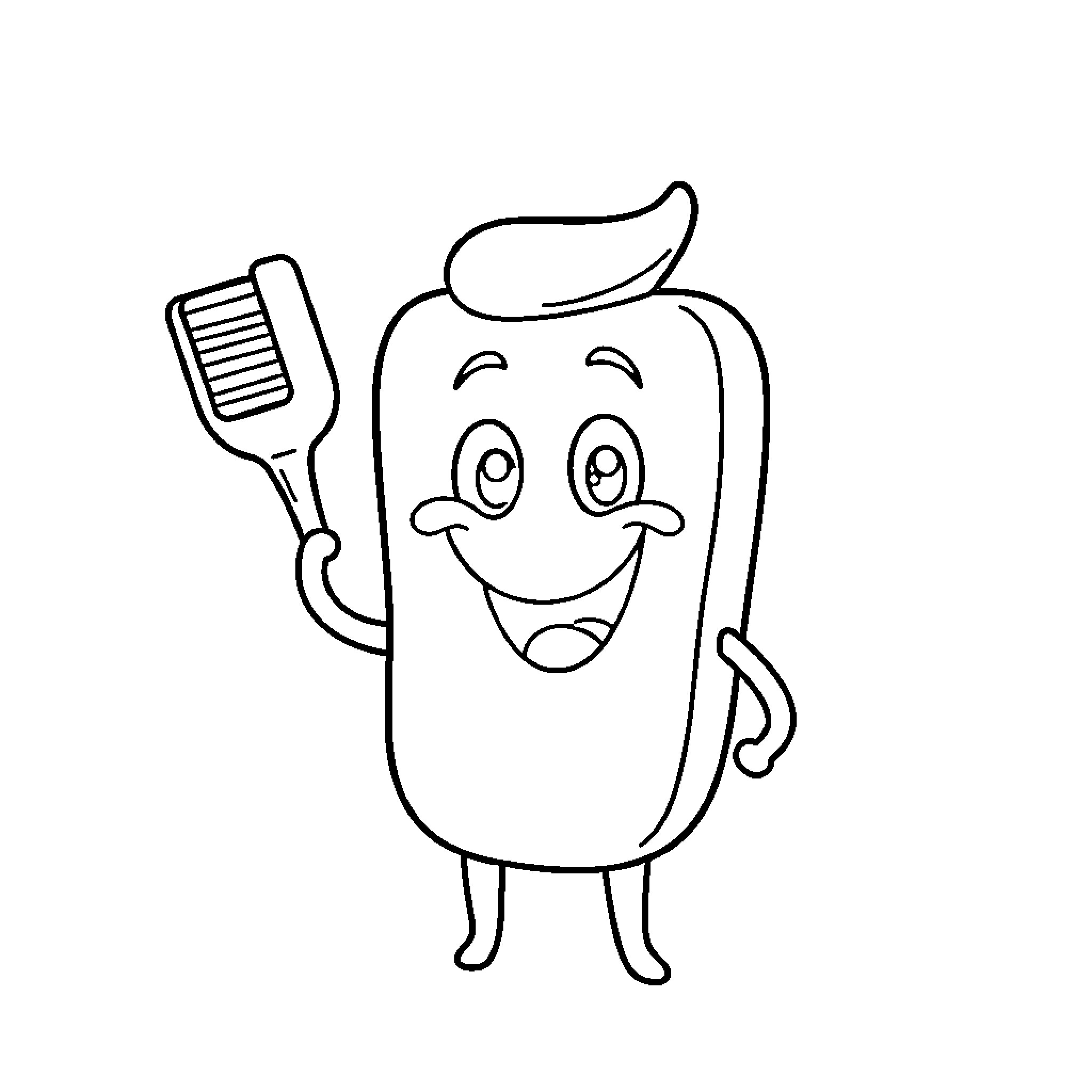 Best Toothbrush Coloring Pages (Free Printable PDF)