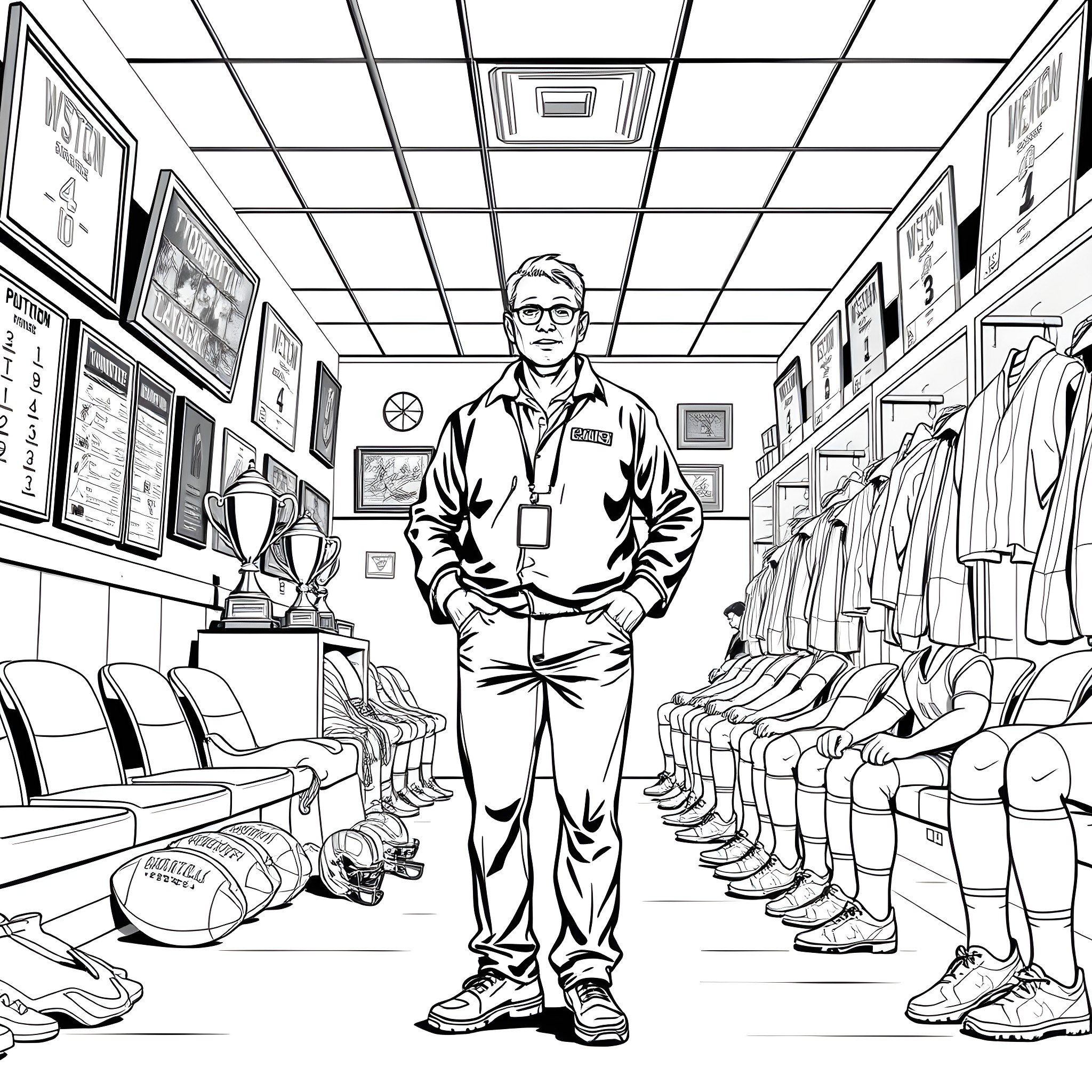 Best Coach Coloring Pages (Free Printable PDF)