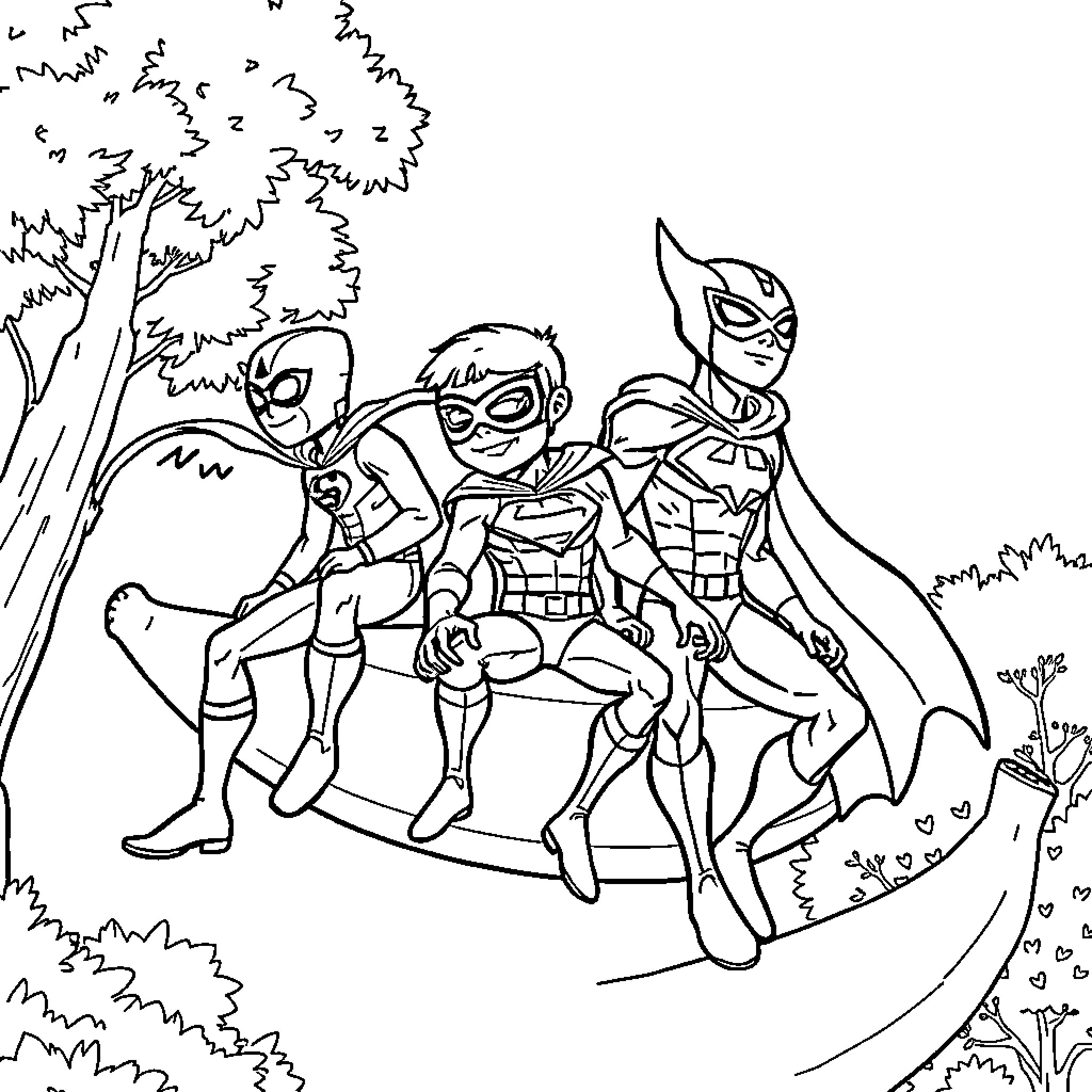 Best Superhero Coloring Pages (Free Printable PDF)