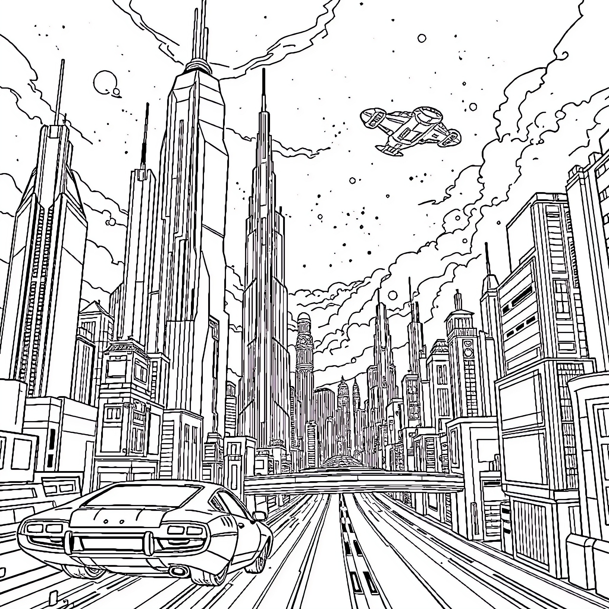 Best City Coloring Pages (Free Printable PDF)