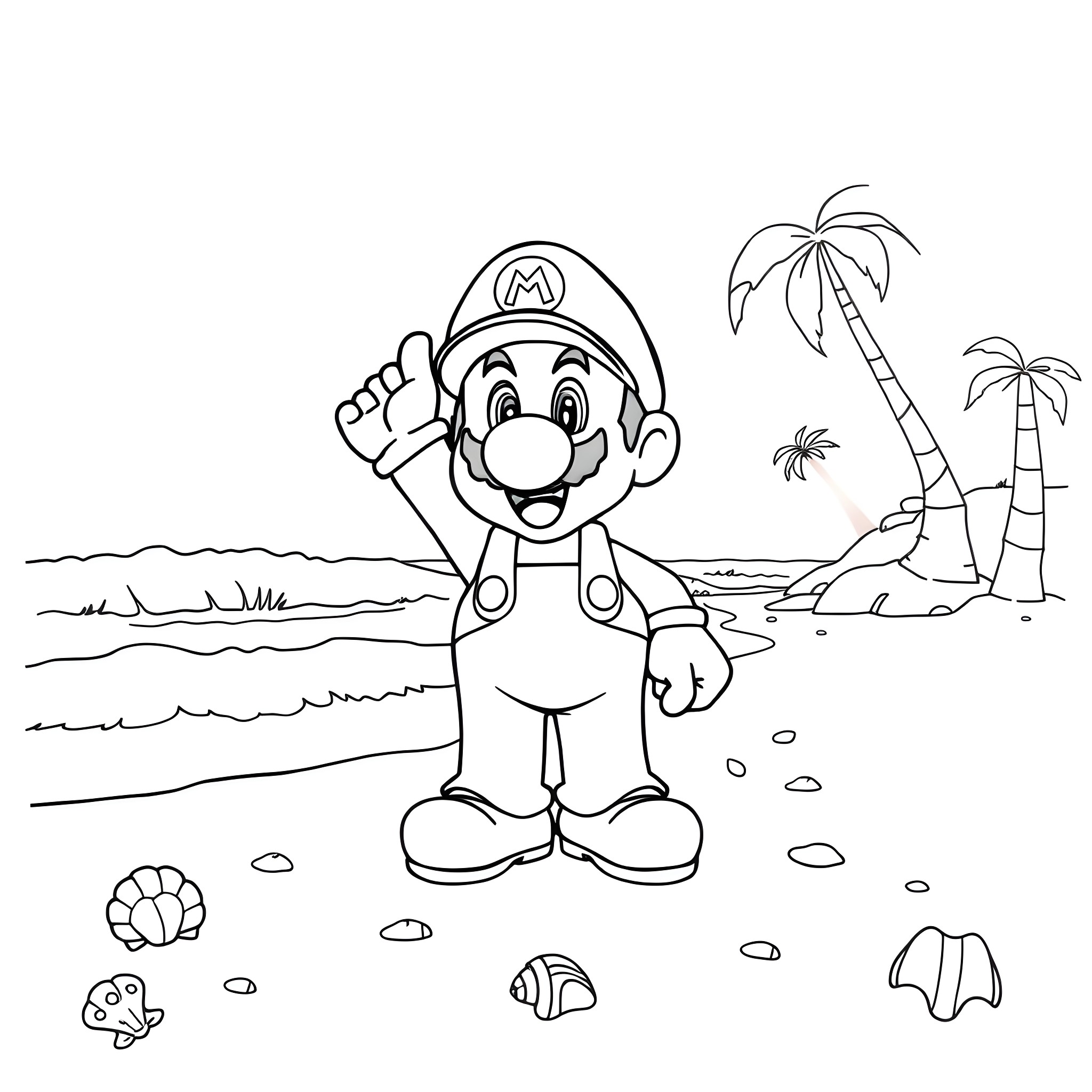 632 Best Mario Coloring Pages (Free Printable PDFs)