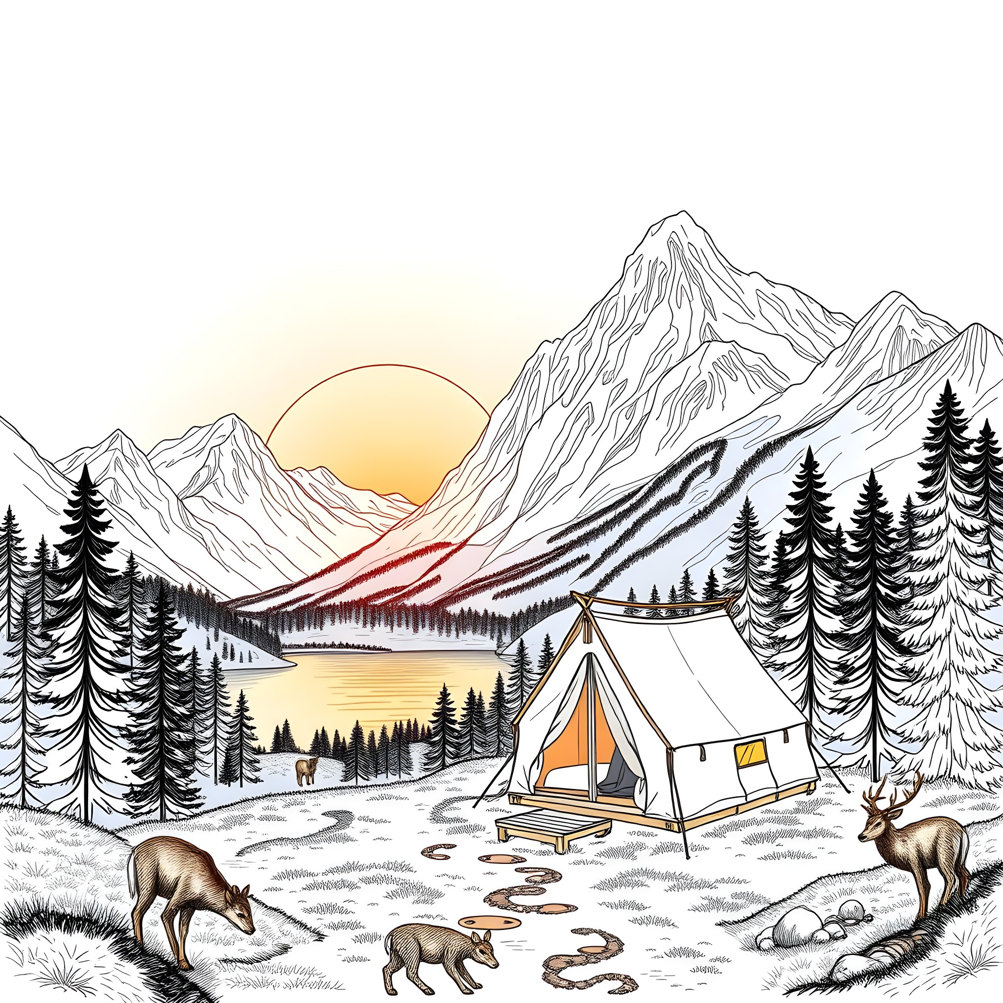 42 Best Tree Coloring Pages (Free Printable PDFs)