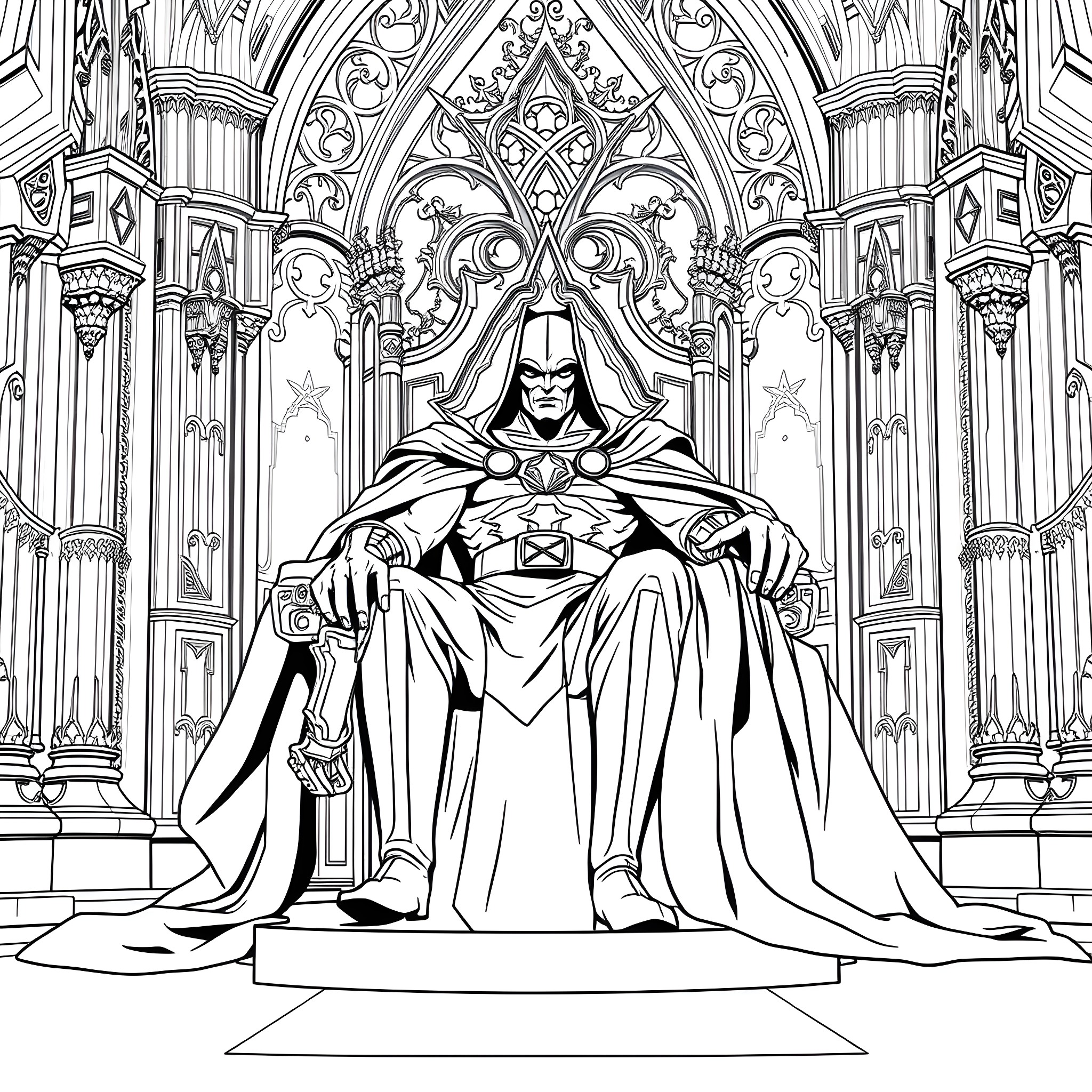 Best Dr. Doom Coloring Pages (Free Printable PDF)