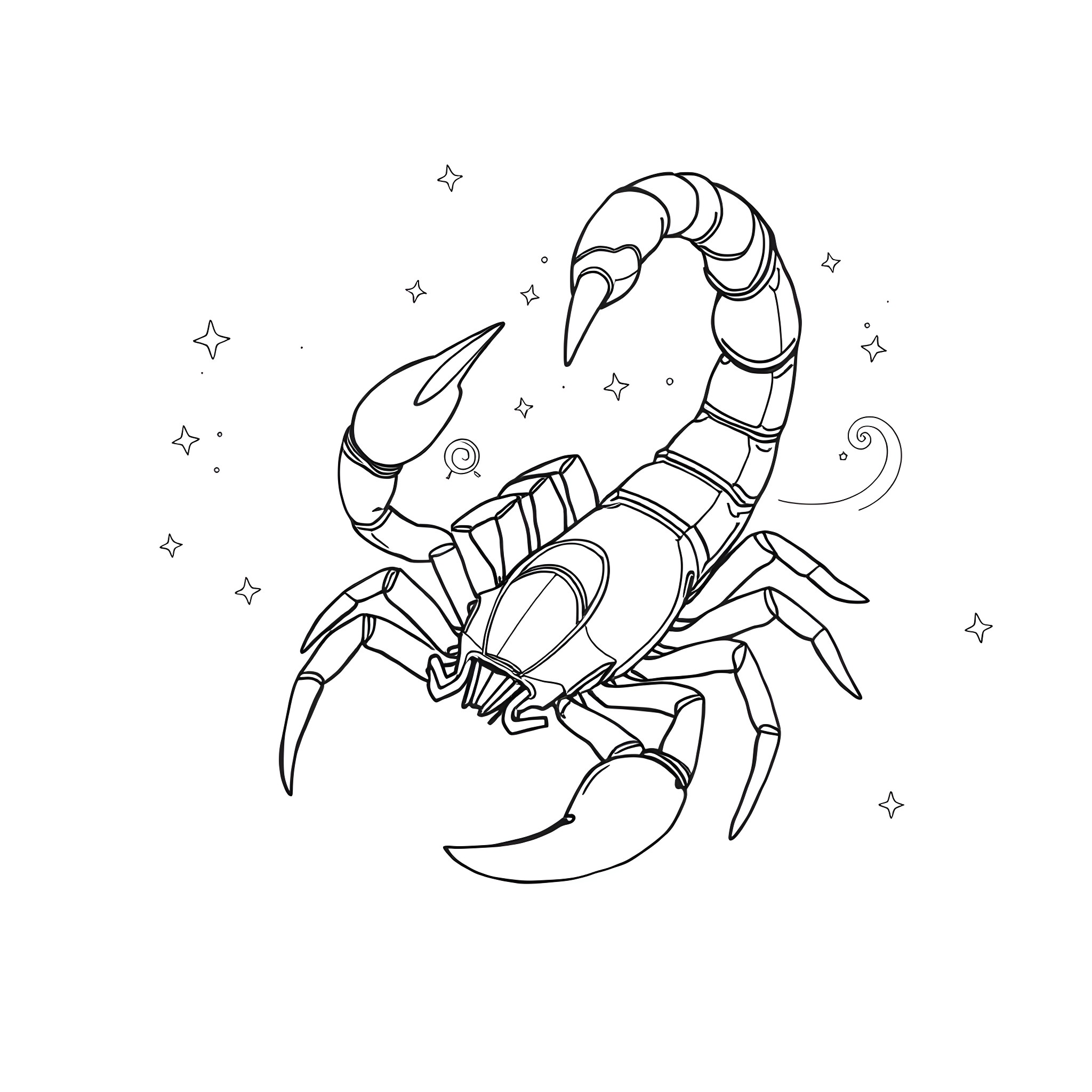 Best Scorpio Coloring Pages (Free Printable PDF)