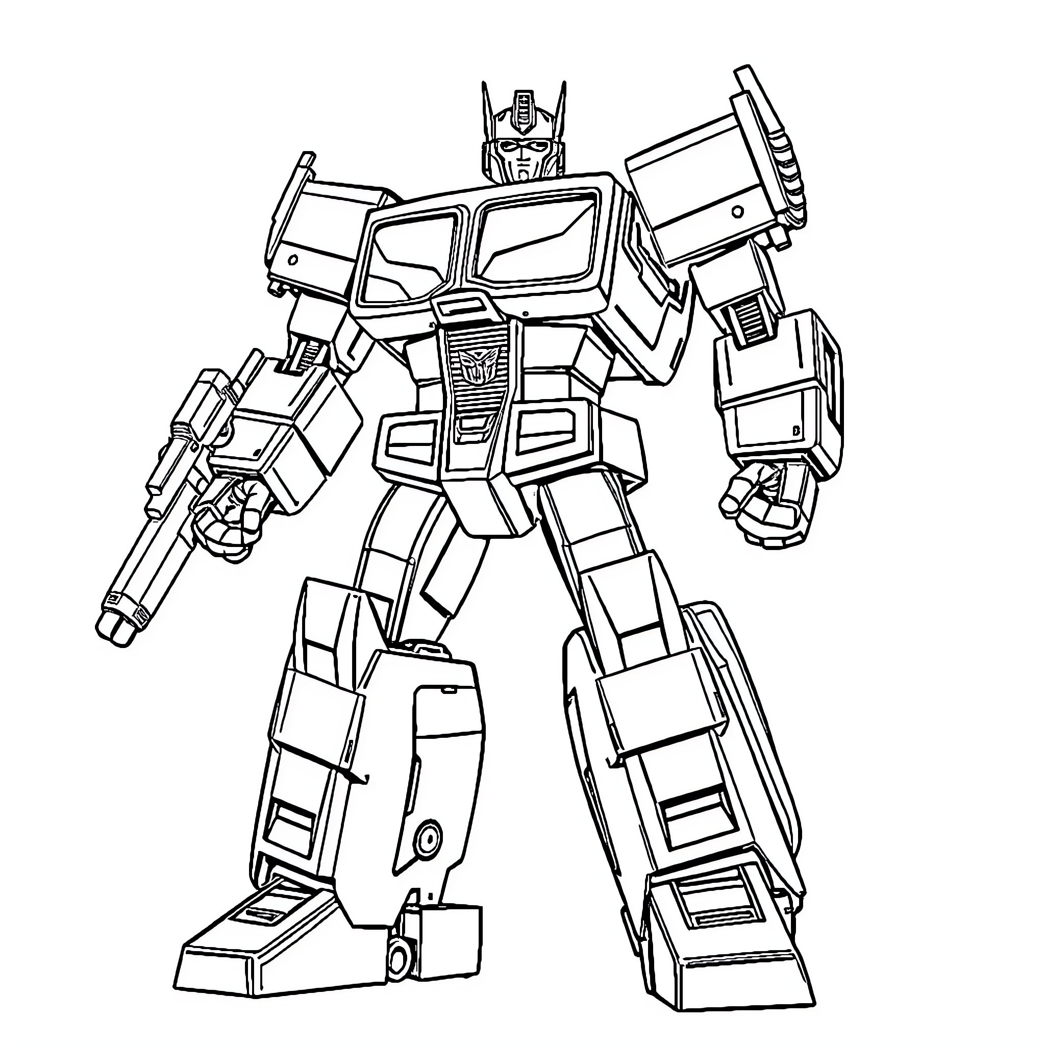Best Transformer Coloring Pages (Free Printable PDF)