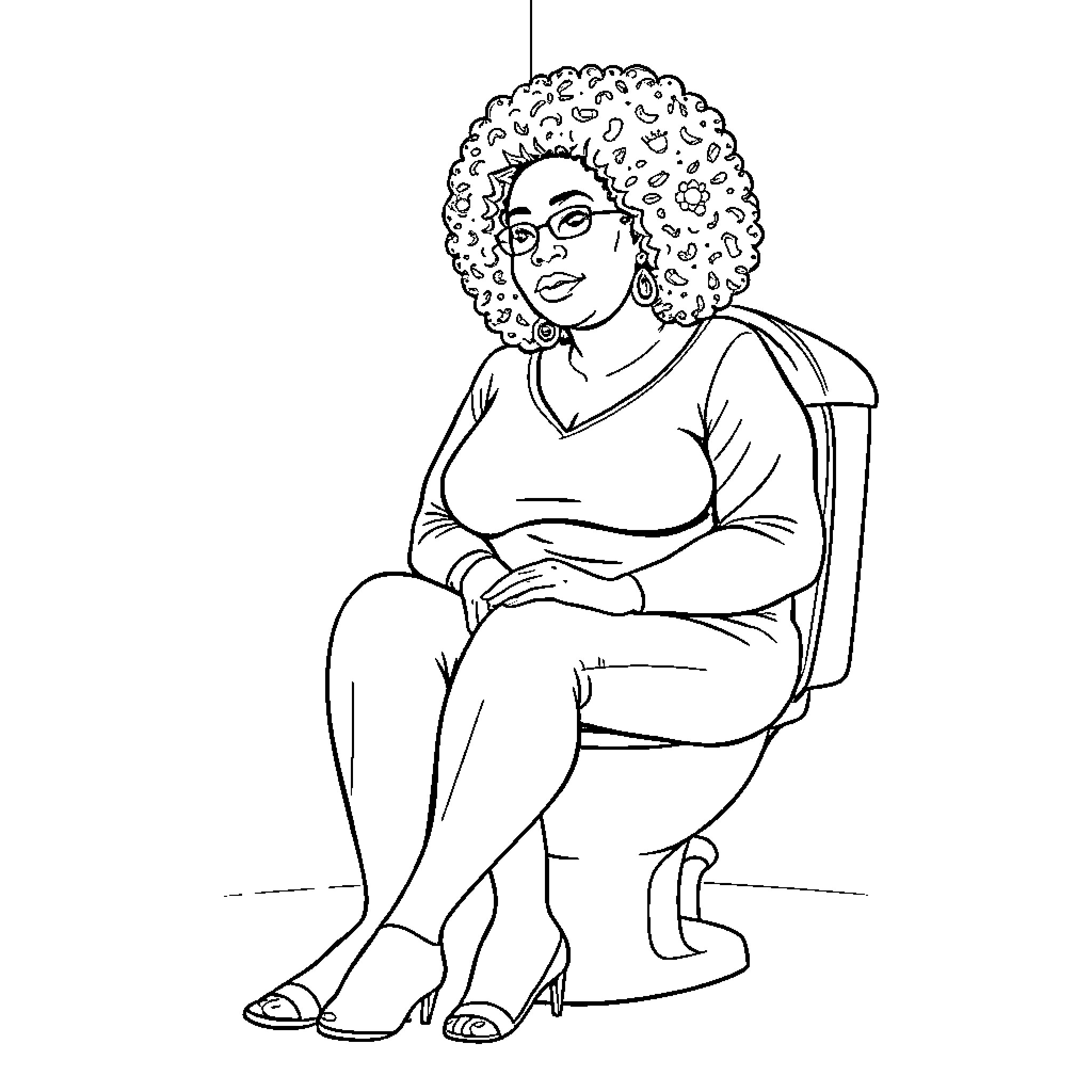 Best Oprah Coloring Pages (Free Printable PDF)