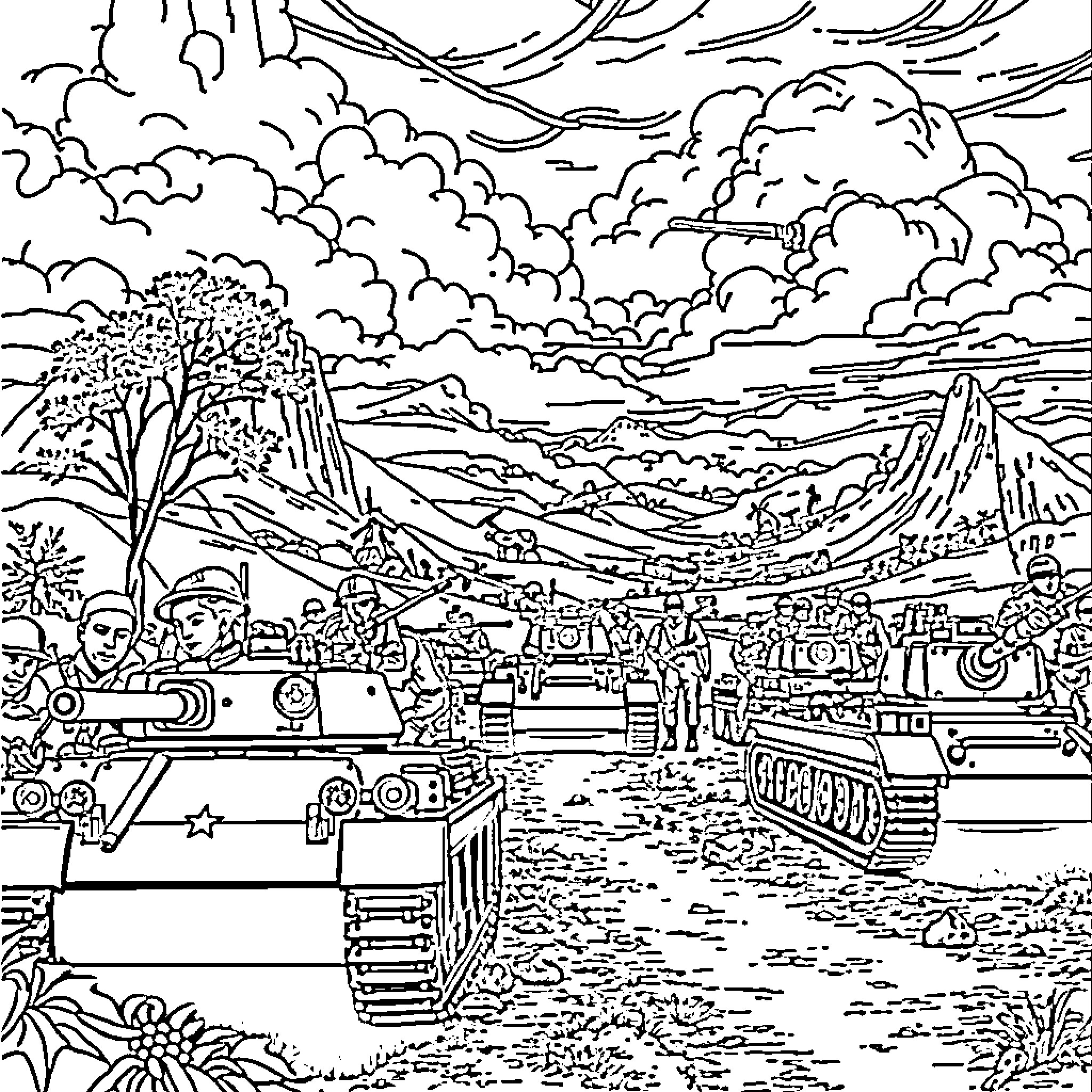Best WW2 Coloring Pages (Free Printable PDF)