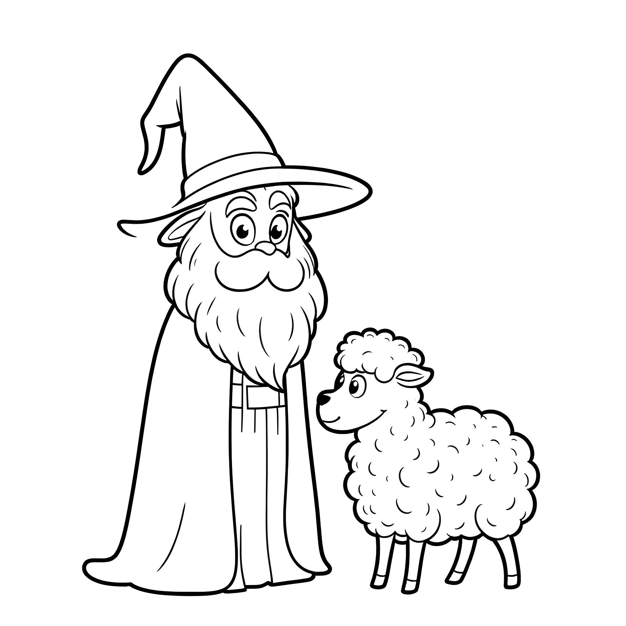 Best Old Man Coloring Pages (Free Printable PDF)