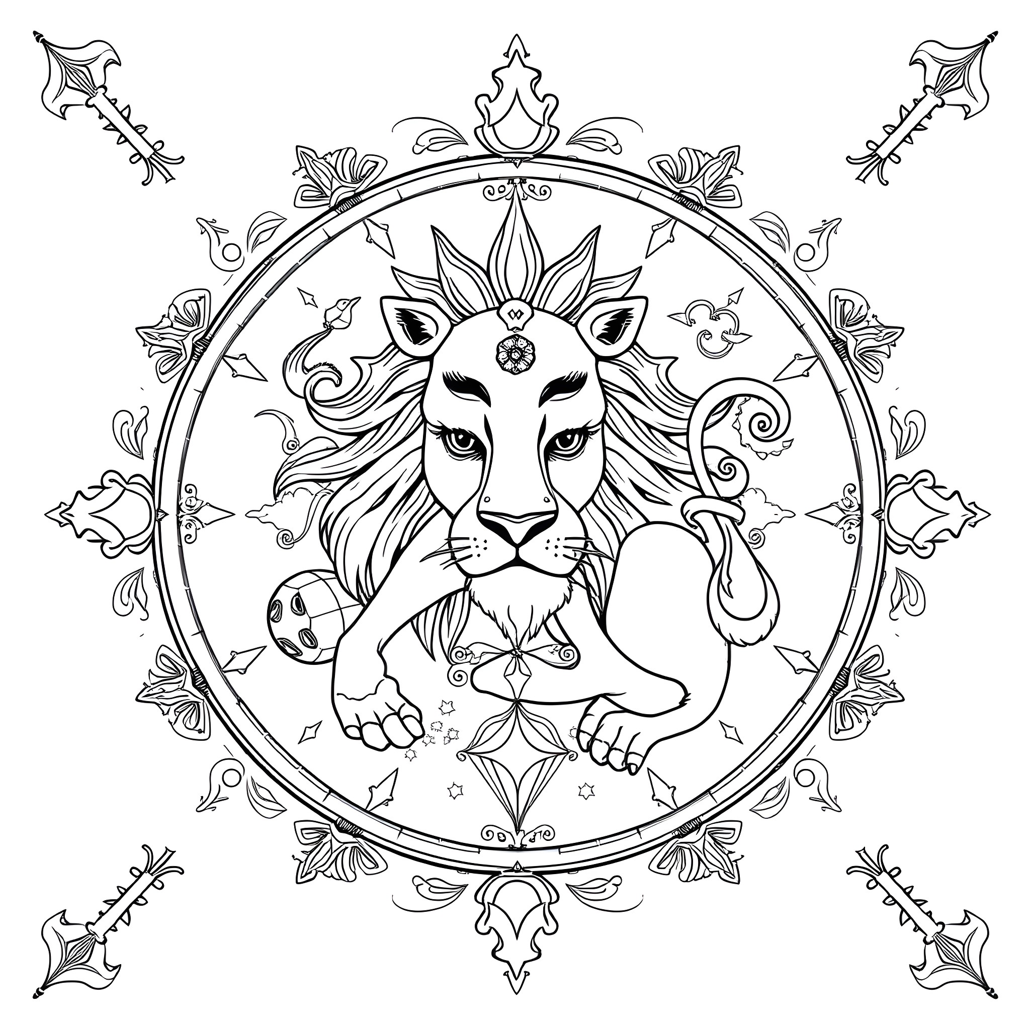 Best Leo Coloring Pages (Free Printable PDF)