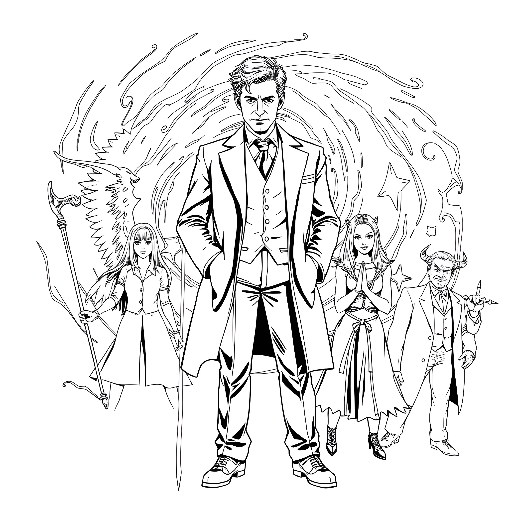 10th Dr Who Coloring Pages